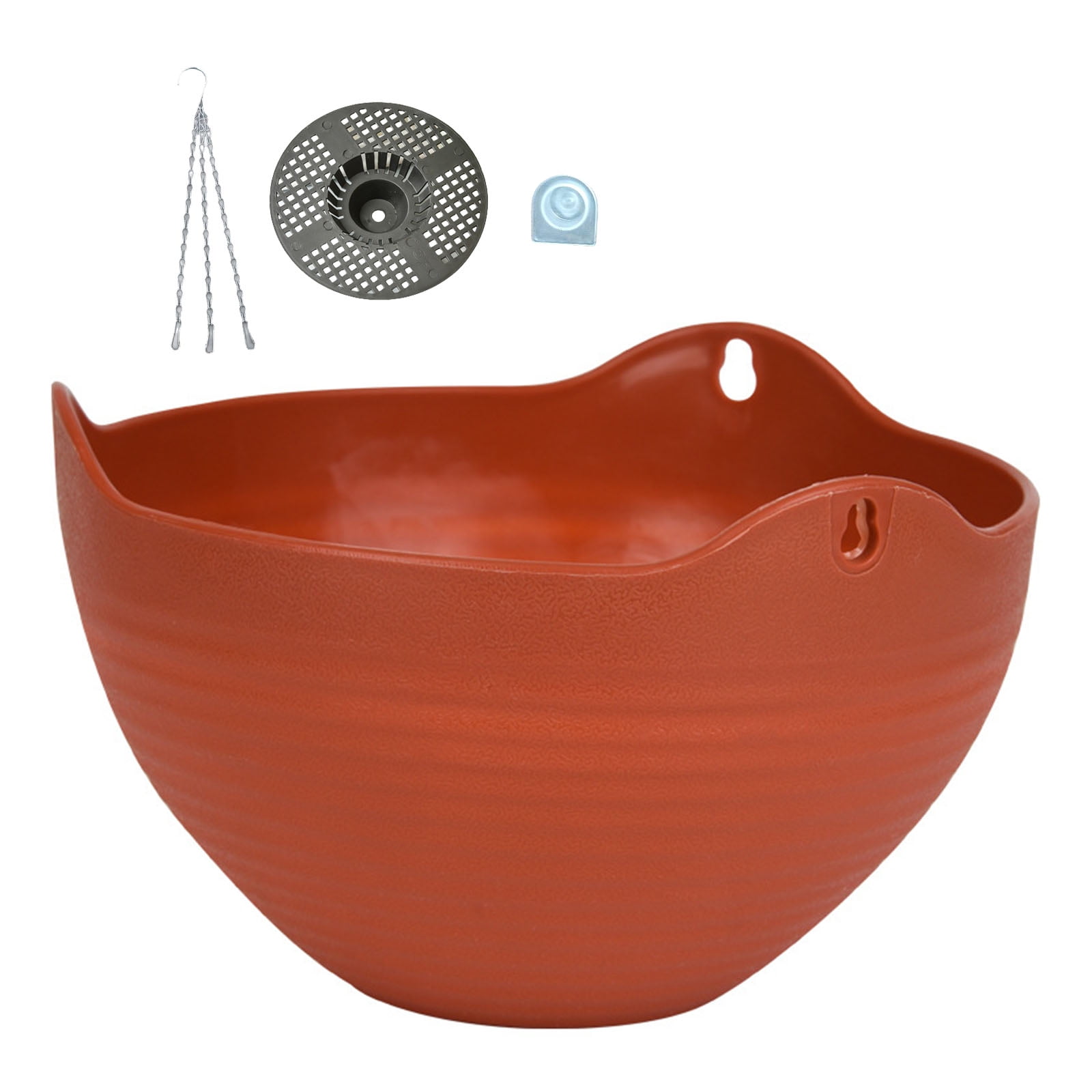 RUISINERY Hydroponic Flower Pots Imitation Resin Weaving Punching ...