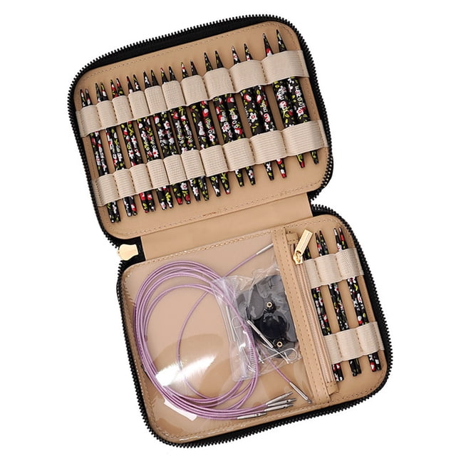 RUISINERY Interchangeable Circular Needle Set with Case and Accessories ...
