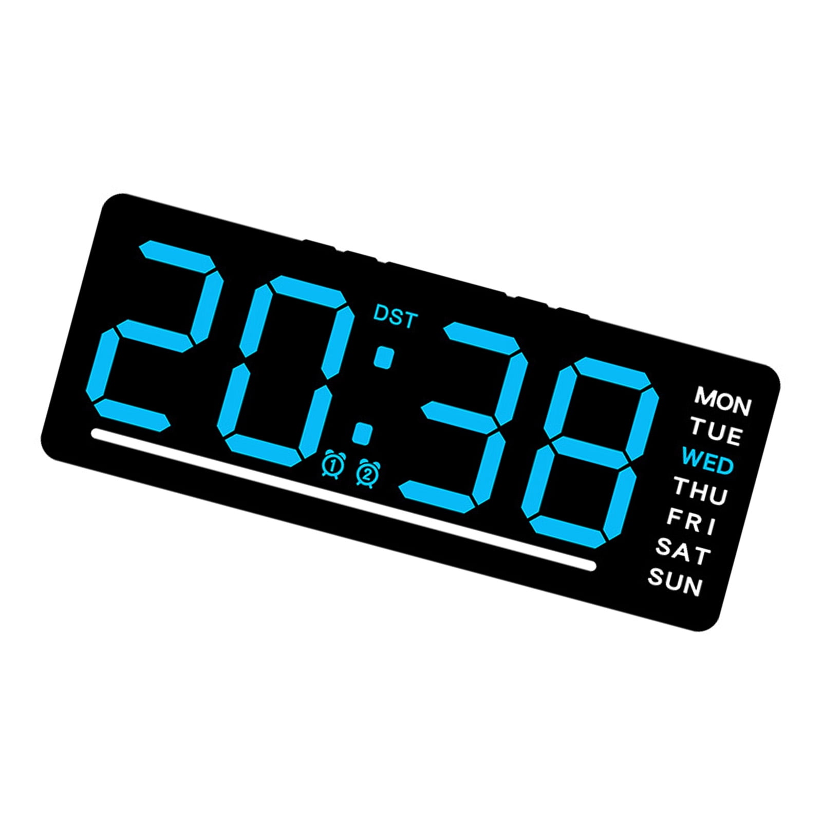 RUISINERY LED Clock Digital Alarm Clock With Adjustable Brightness And ...