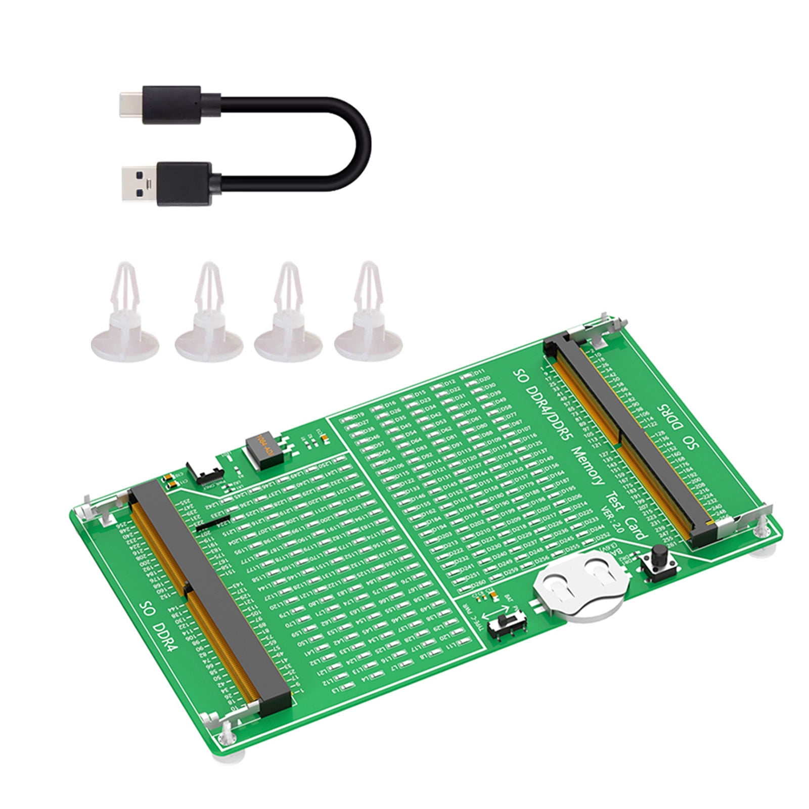 RUISINERY Laptop SO DDR4 DDR5 Memory Testing Card pieceB Circuit Test ...