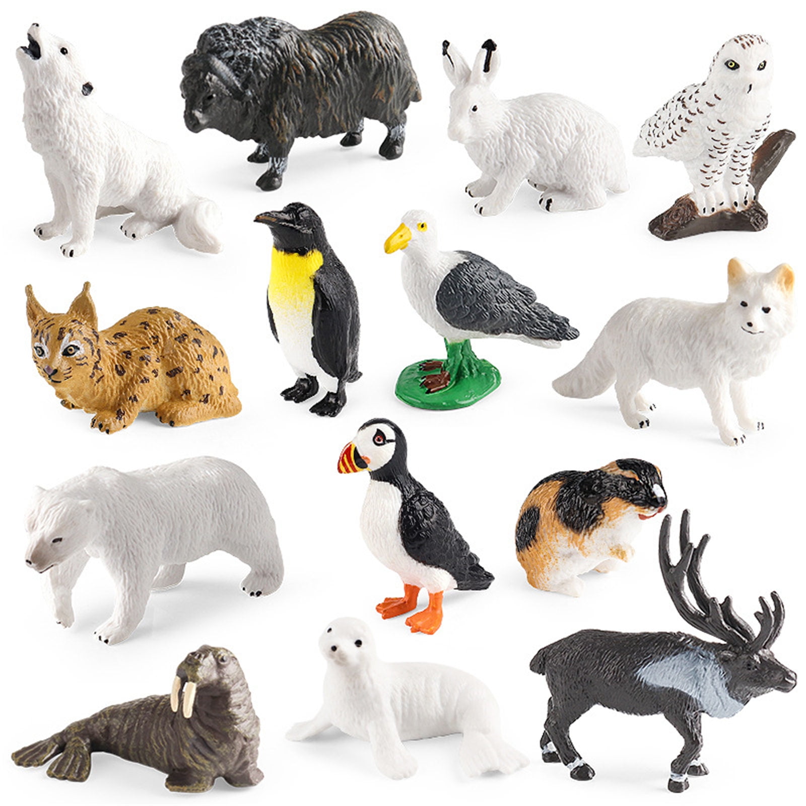 RUISINERY Life Like Animal Model Figure for Home Decoration ZooAnimal ...