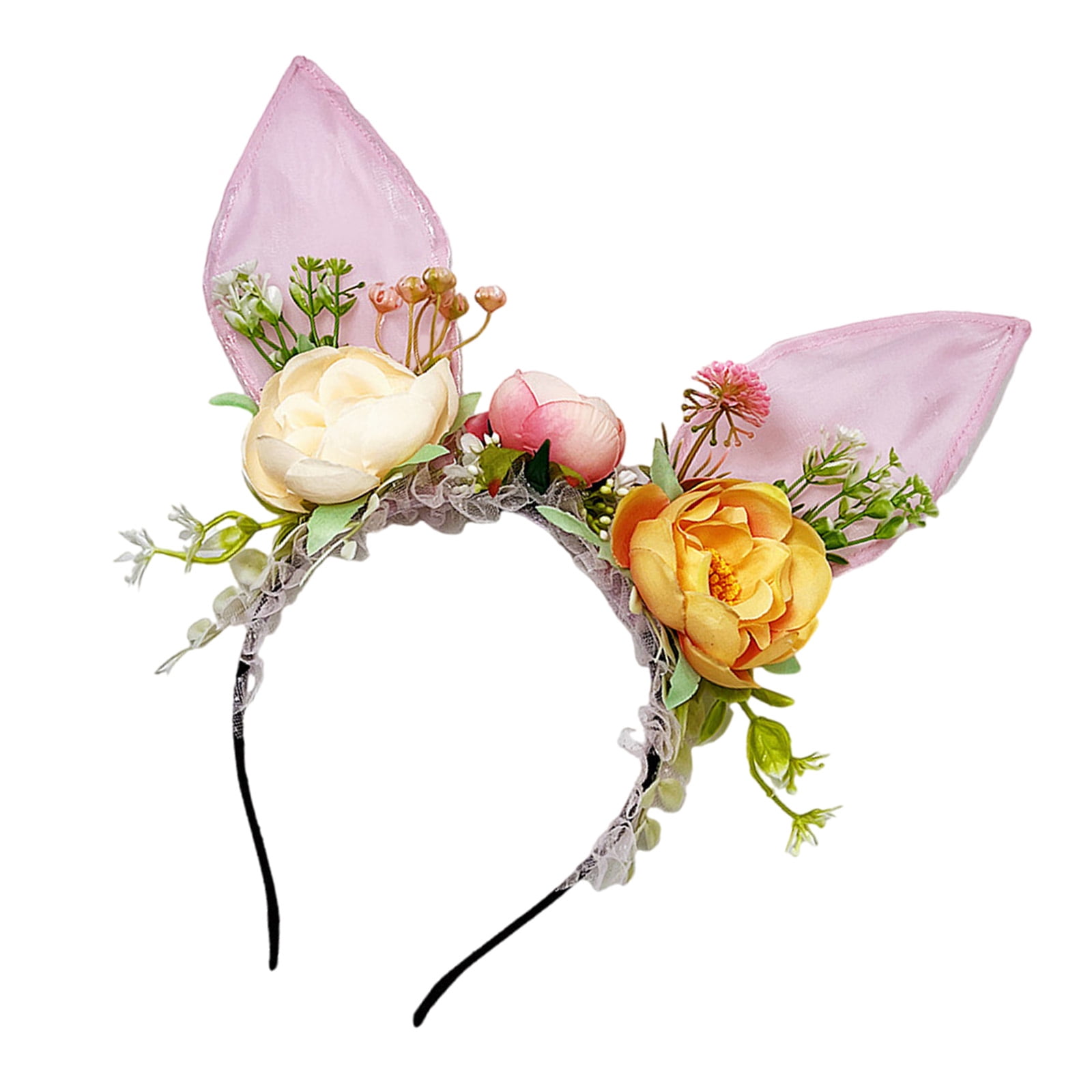 RUISINERY Lovely Bunnies Ear Headbands Elastic Hairbands Christmas ...