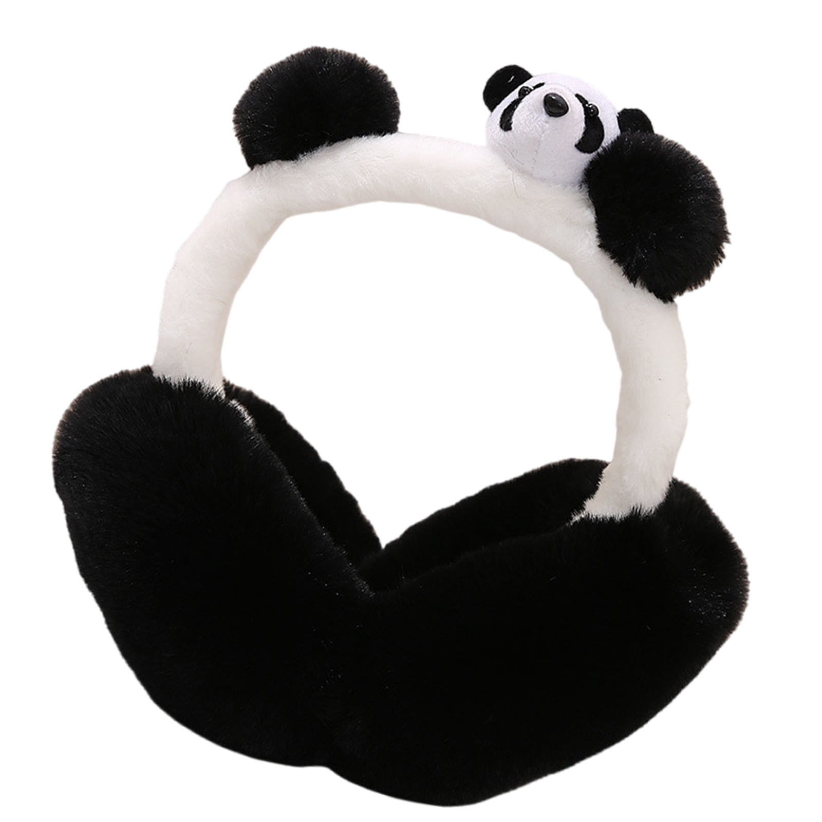 RUISINERY Lovely Cartoon Panda Ear Muffs for Women and Girl Adjustable ...