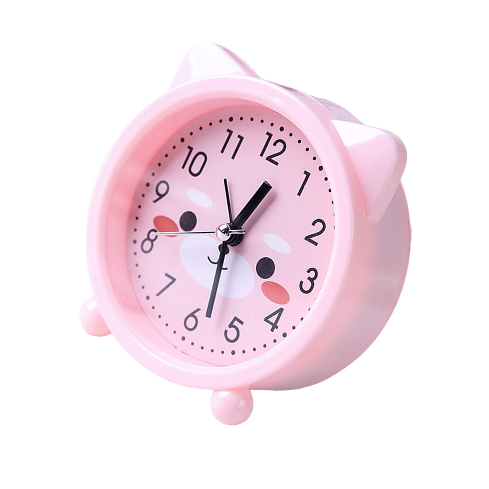 RUISINERY Lovely Kitten Alarm Clock Desk Clock for Kids with Kitten ...