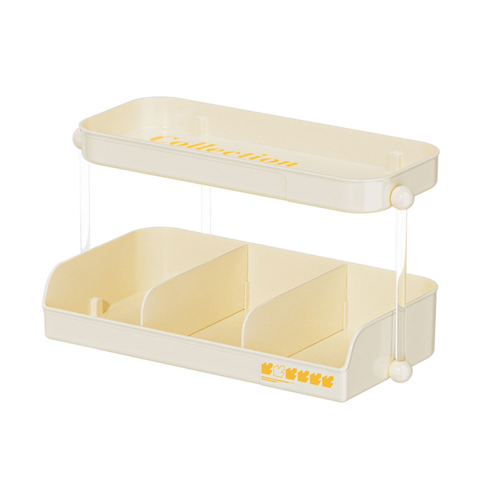 RUISINERY Multi-Layer Storage Rack Countertop Organiser Double Basket ...