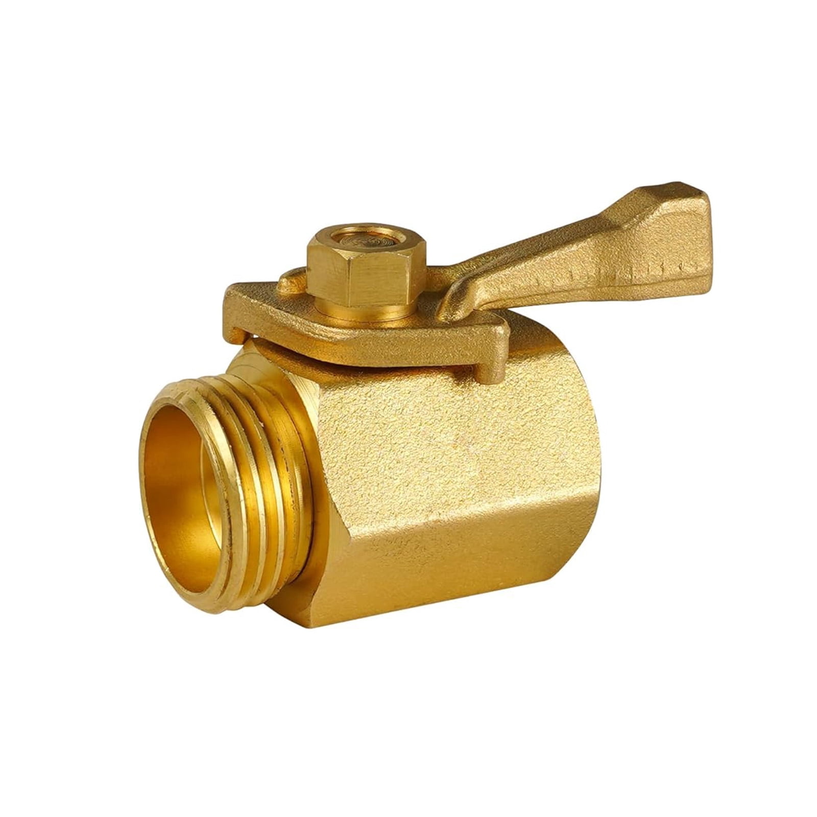 RUISINERY Multipurpose 3/4Inch Solid Brass Hose Valves With Ergonomic ...