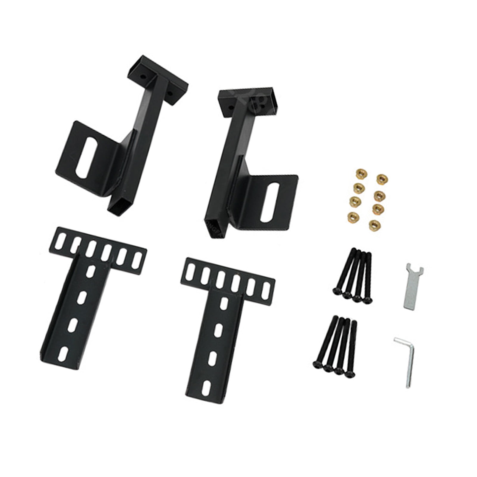 RUISINERY Multipurpose Adjustable Headboard Brackets for Sturdy Carbon ...