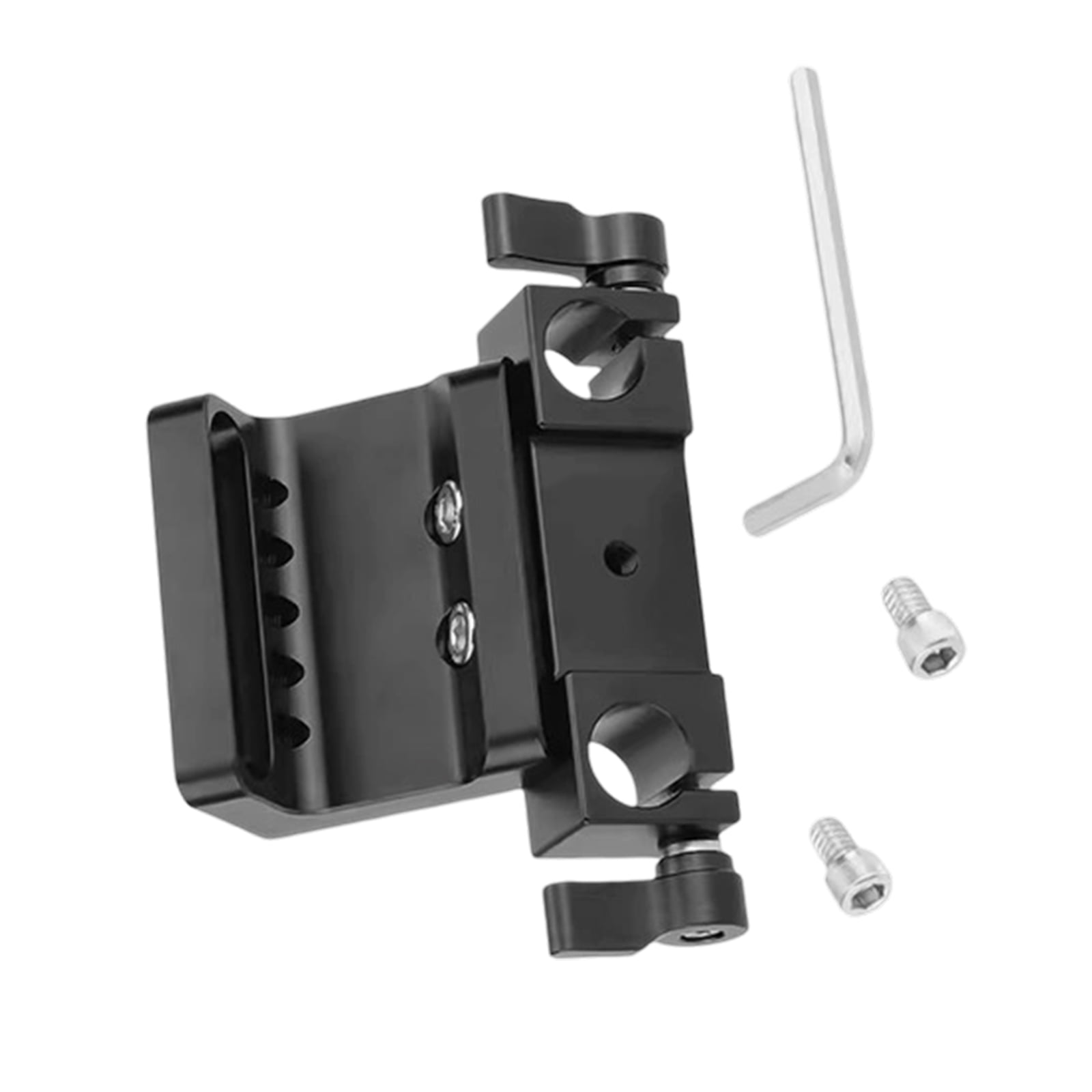 RUISINERY Multipurpose Camera Base Plate with 15mm Double Rod Clamp ...