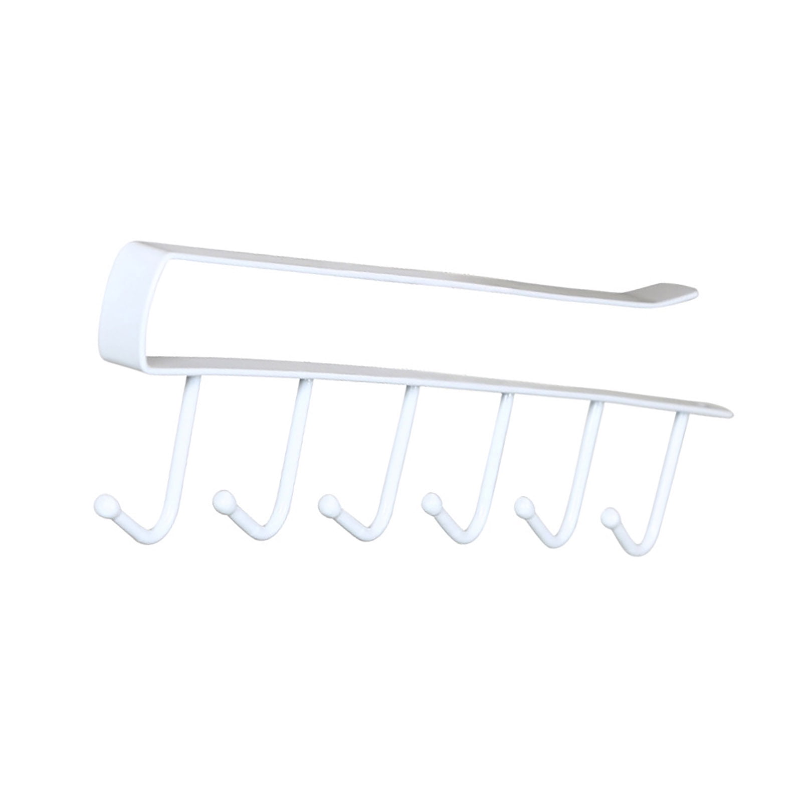 RUISINERY Multipurpose Kitchen Hook Rack Coffee Cup Holder with 6 Hook ...