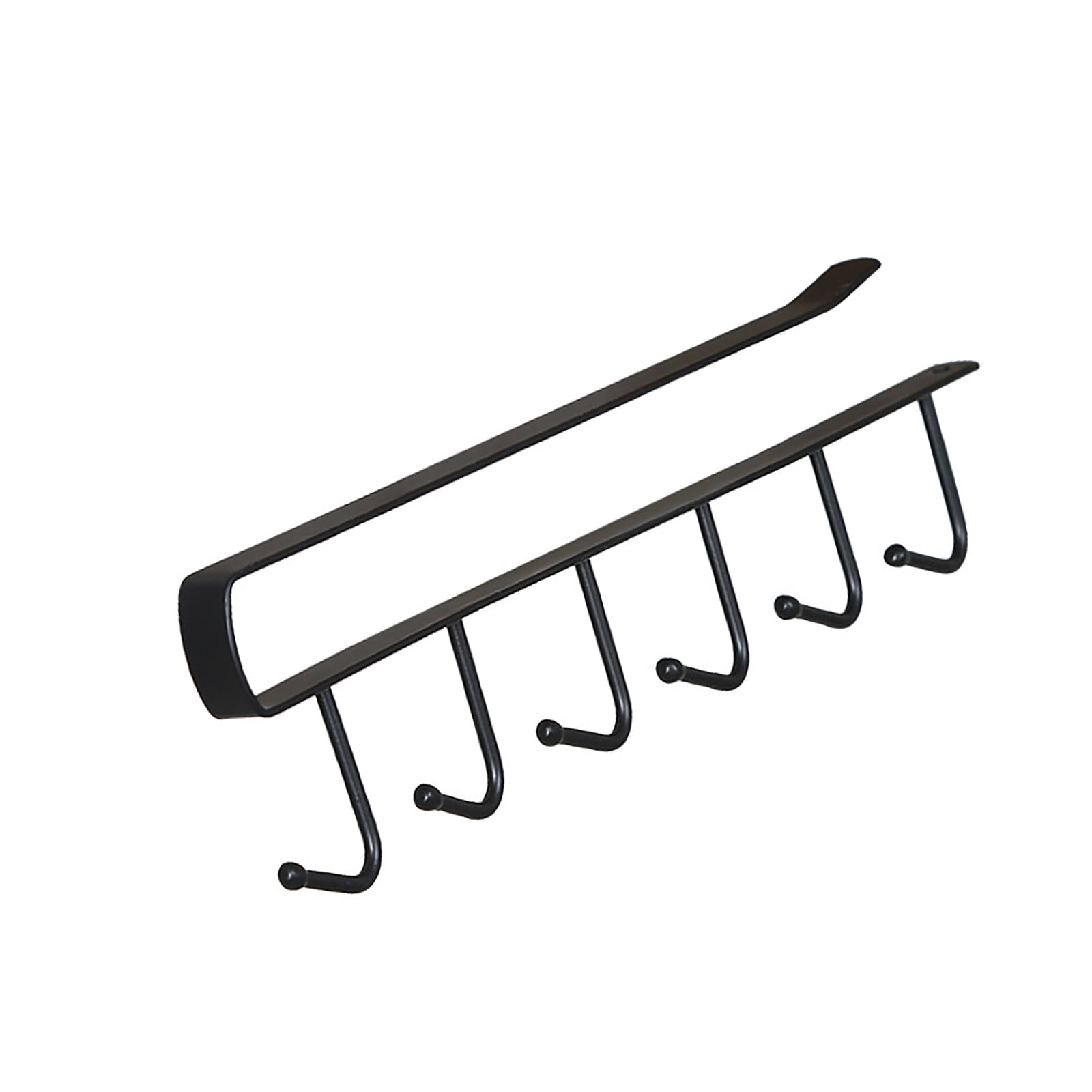 RUISINERY Multipurpose Kitchen Hook Rack Coffee Cup Holder with 6 Hook ...