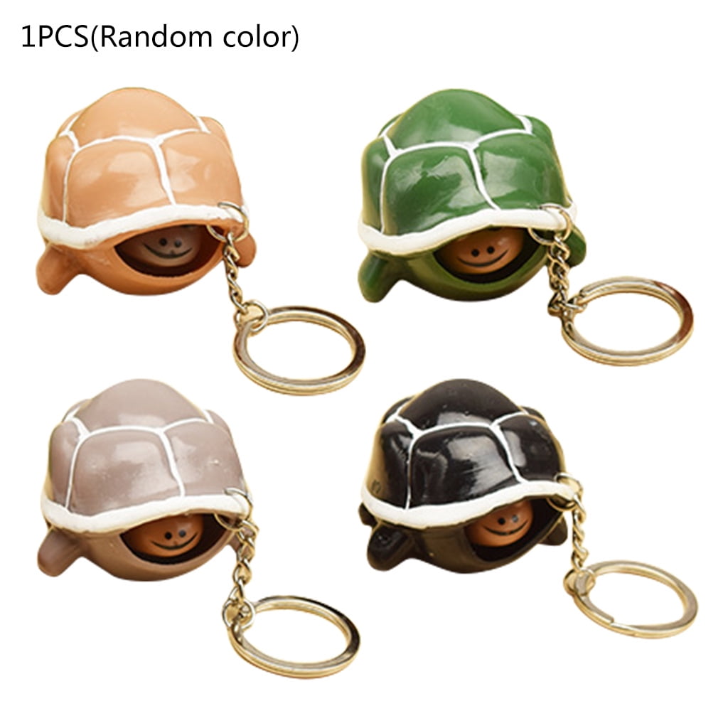 RUISINERY Novelty Gag Toy for Turtle Keychain Toy for Kids Adults Realistic for Turtle Set Prank ...