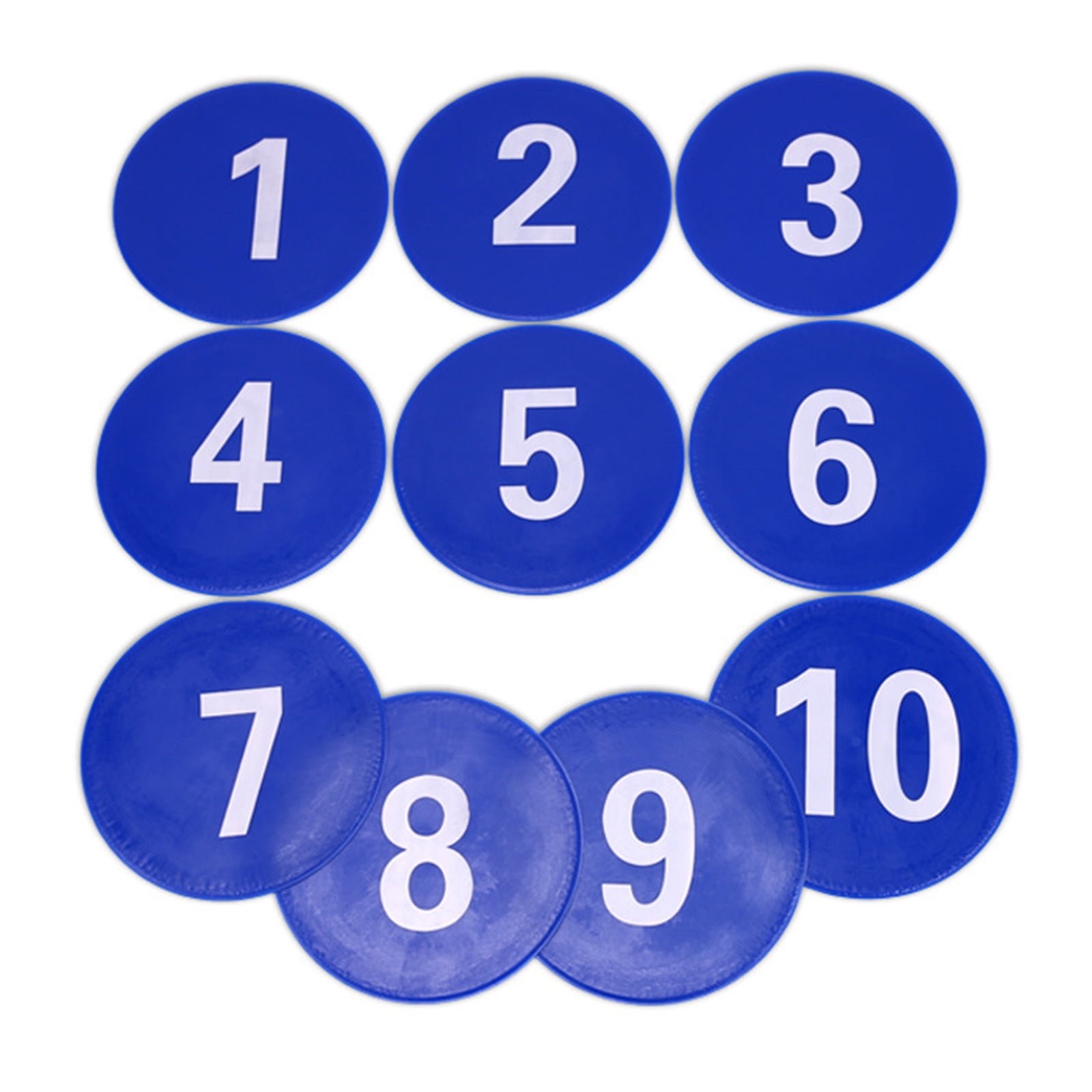 RUISINERY Numbered Floor Spots Markers Footstep Mat Flat Disc Marker ...