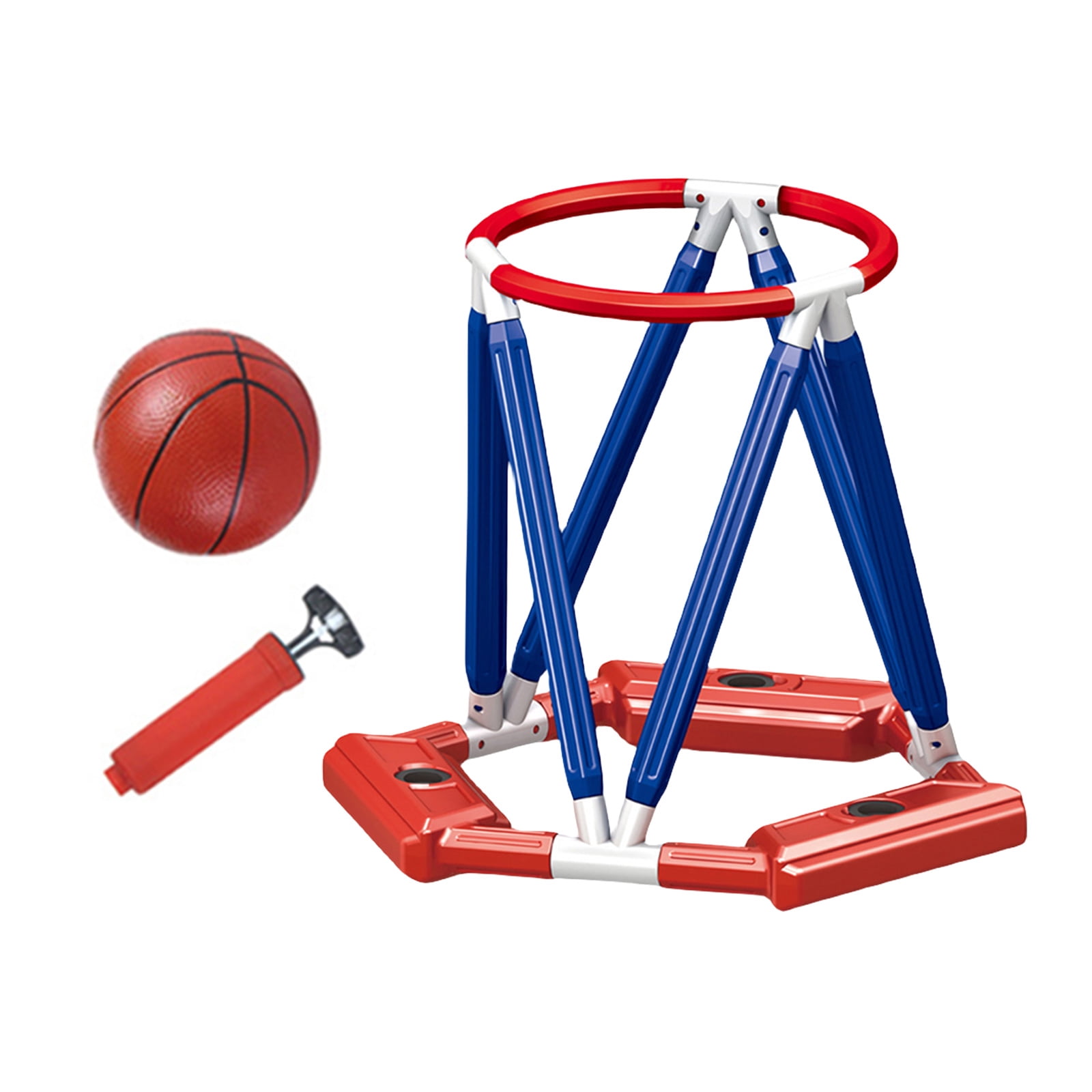 RUISINERY Outdoor Water Play Toy Swimming Pool Basketball Hoop Floating ...