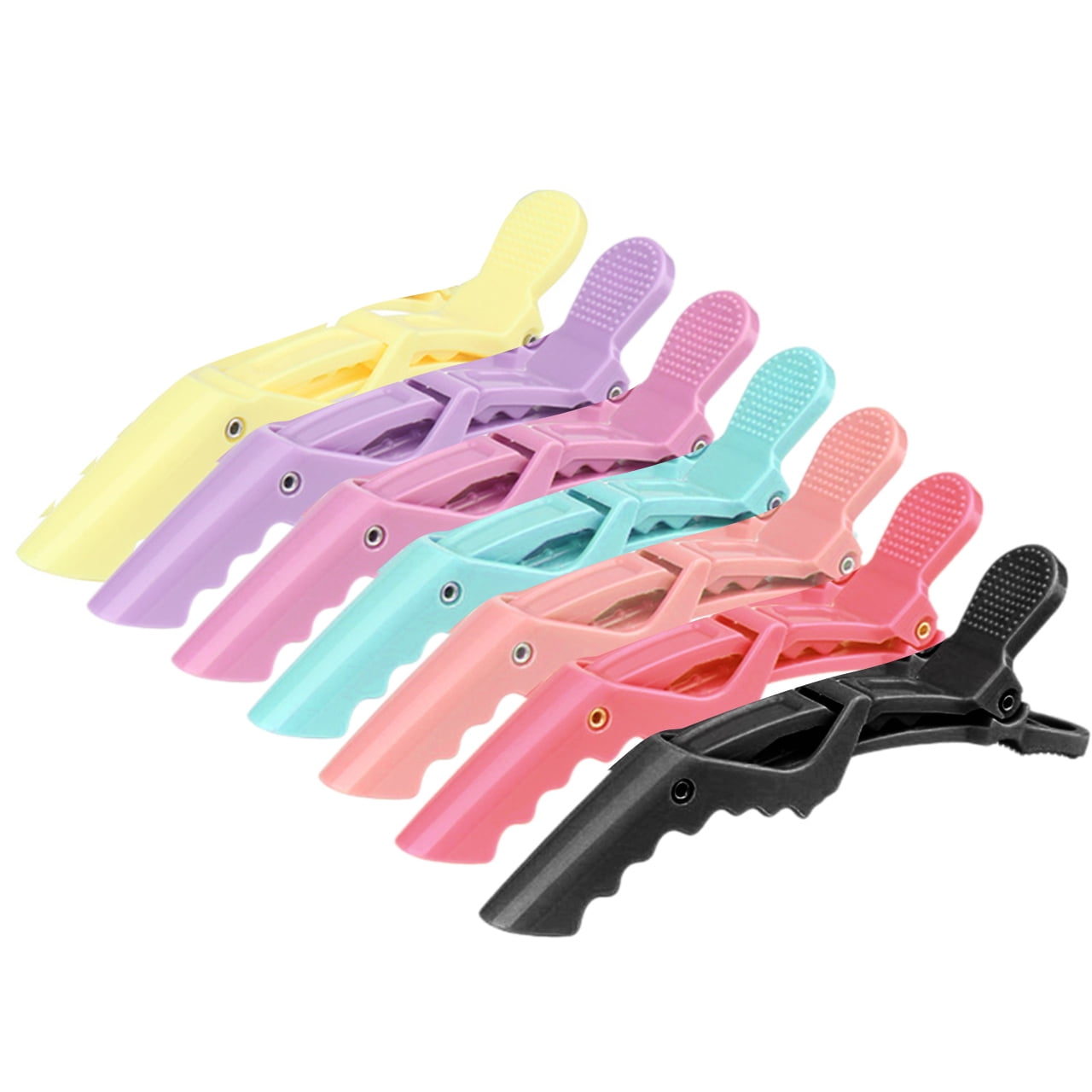 RUISINERY Pack Of 7 Neutral Double-Hinged Hair Clips For Women Hair ...