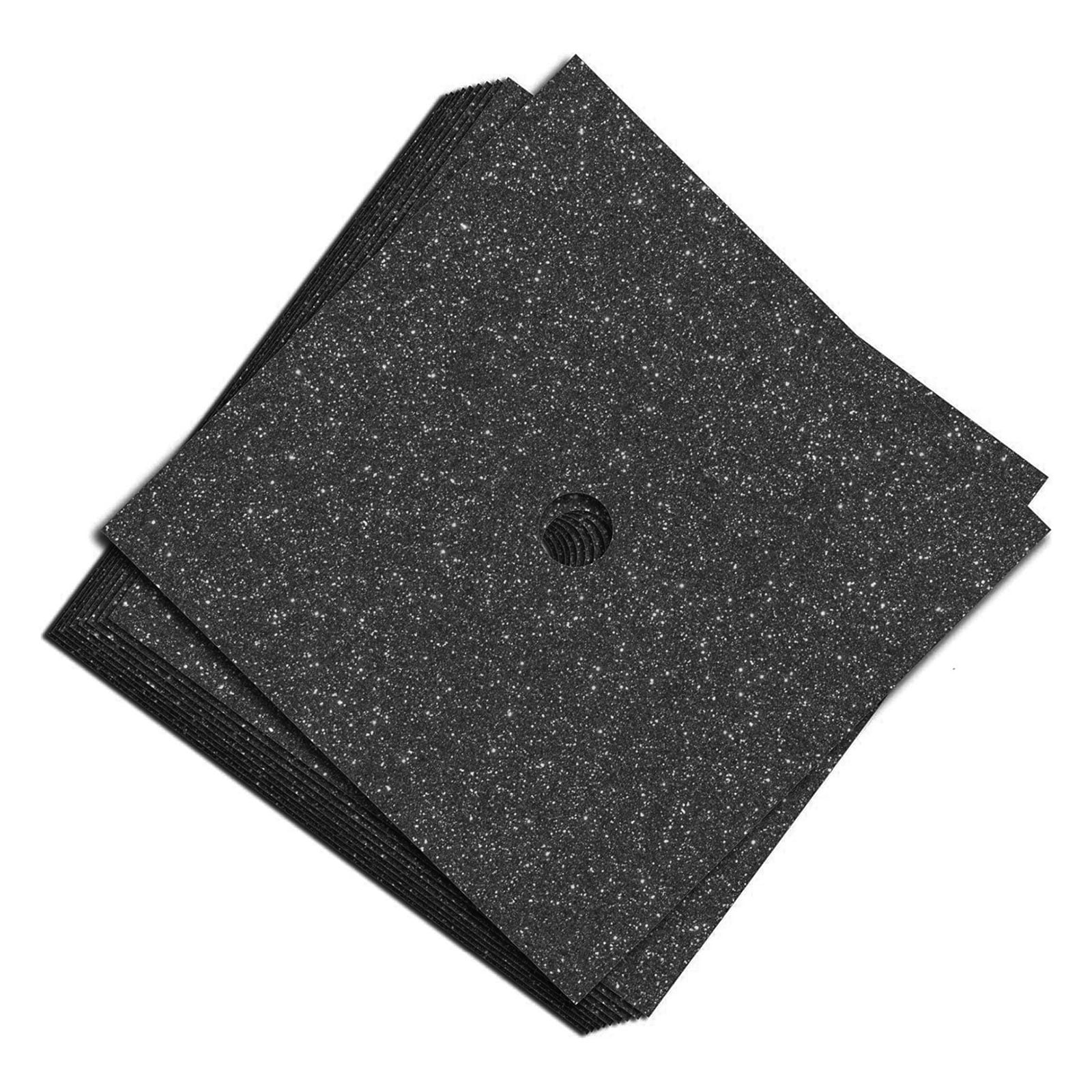 RUISINERY Pack of 10 Glitters Cardstock Sheets Graduation Caps ...