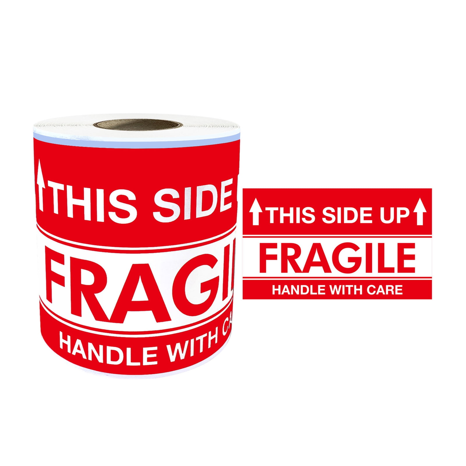 RUISINERY Pack of 200 This Side Up Fragile Stickers 3x5Inch Warning ...