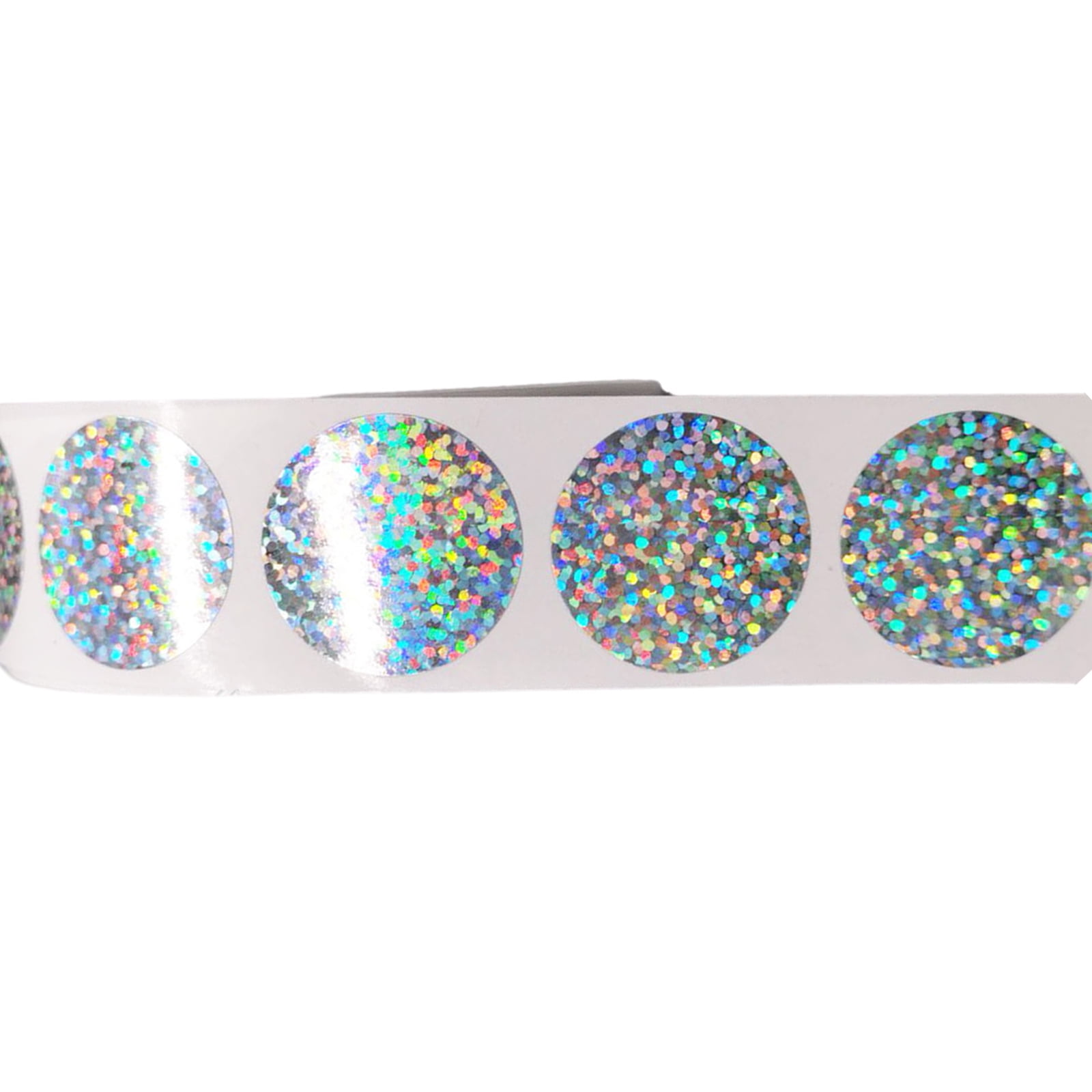 RUISINERY Pack of 300 Scratch Proof Stickers Round Square Adhesive ...