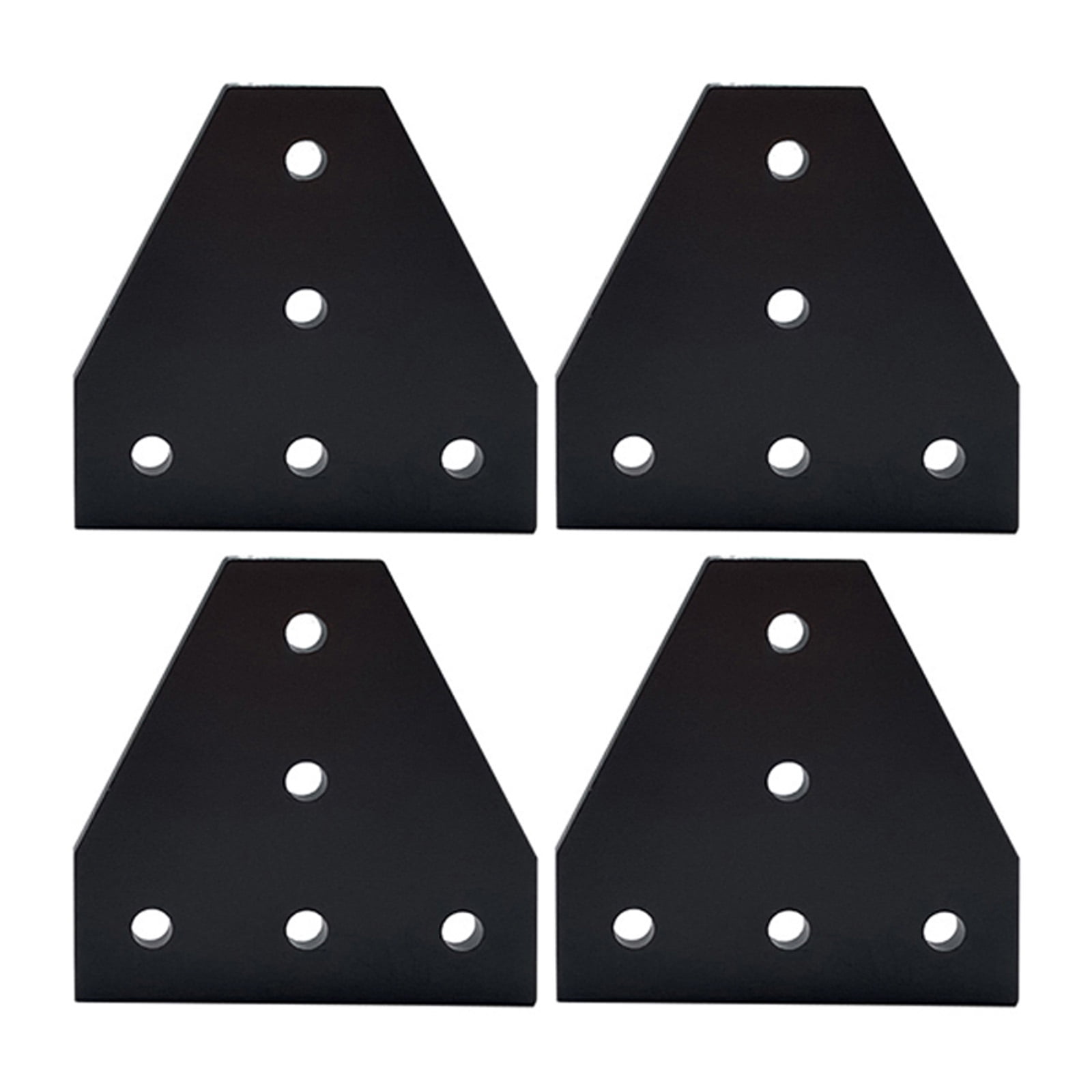 RUISINERY Pack of 4 T Shaped Corner Bracket Connecting Plate Aluminium ...