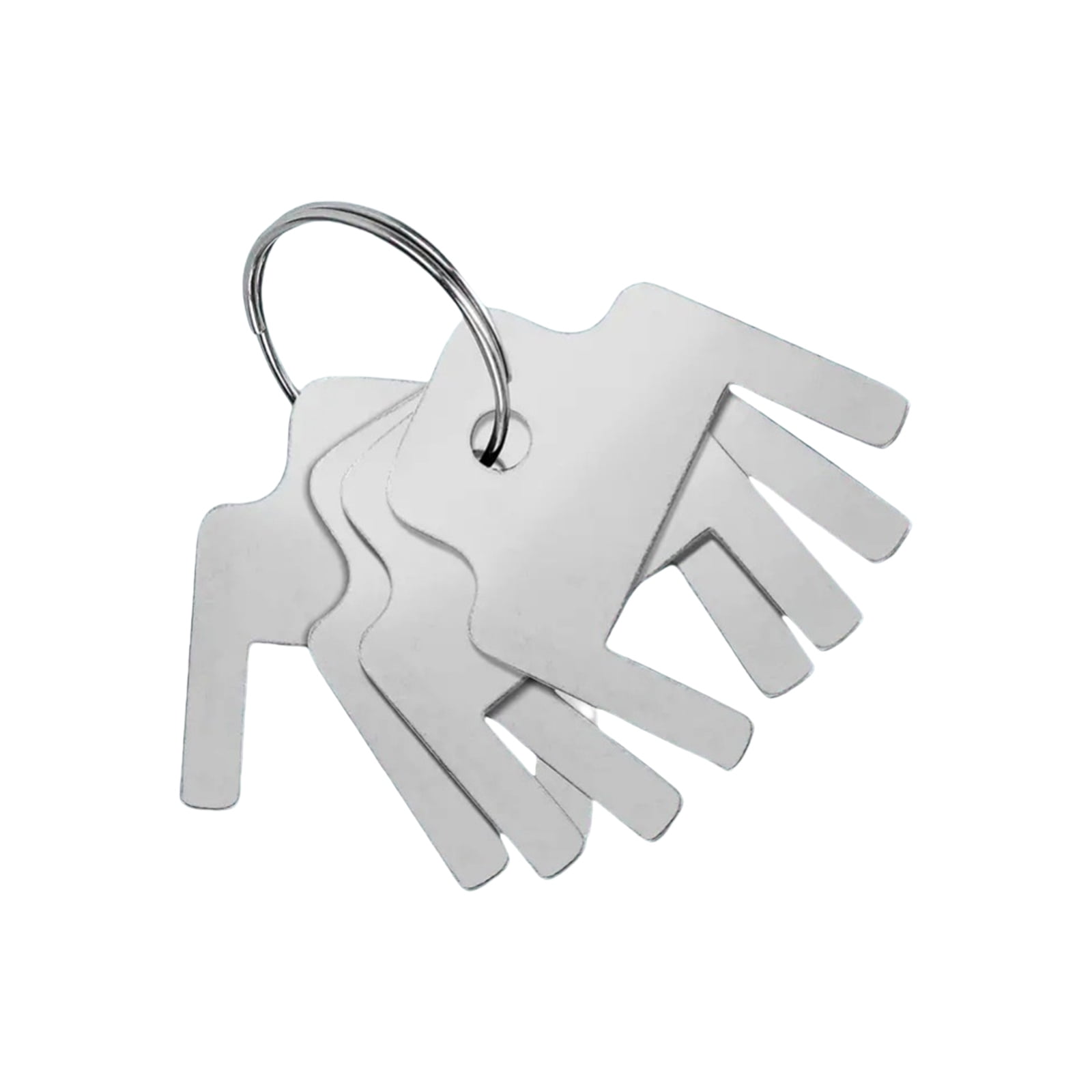 RUISINERY Pack of 6 Restroom Dispenser Key Sturdy Stainless Steel ...
