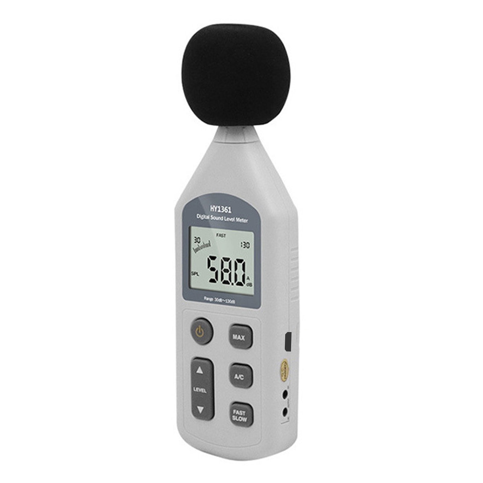 RUISINERY Portable Digital Sound Levels Meter 30 130dB with LCD Backlit ...