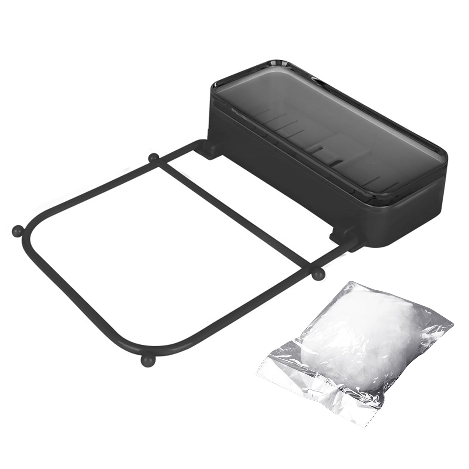 RUISINERY Portable Meshmate Kitchen Sink Waste Rack Food Catcher Basket ...