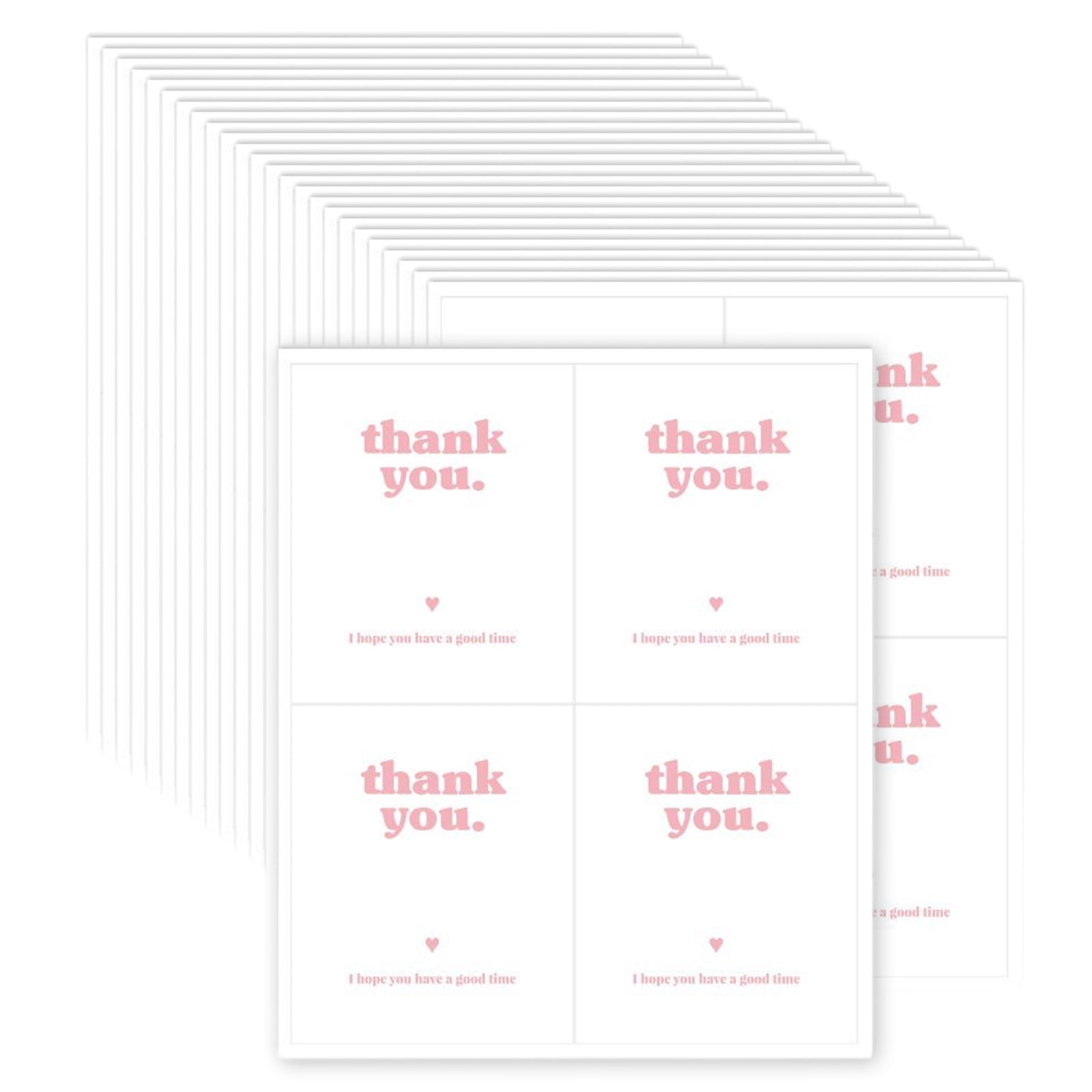 RUISINERY Set of 100 Rectangular Sticker Adhesive Labels Box Sealing ...