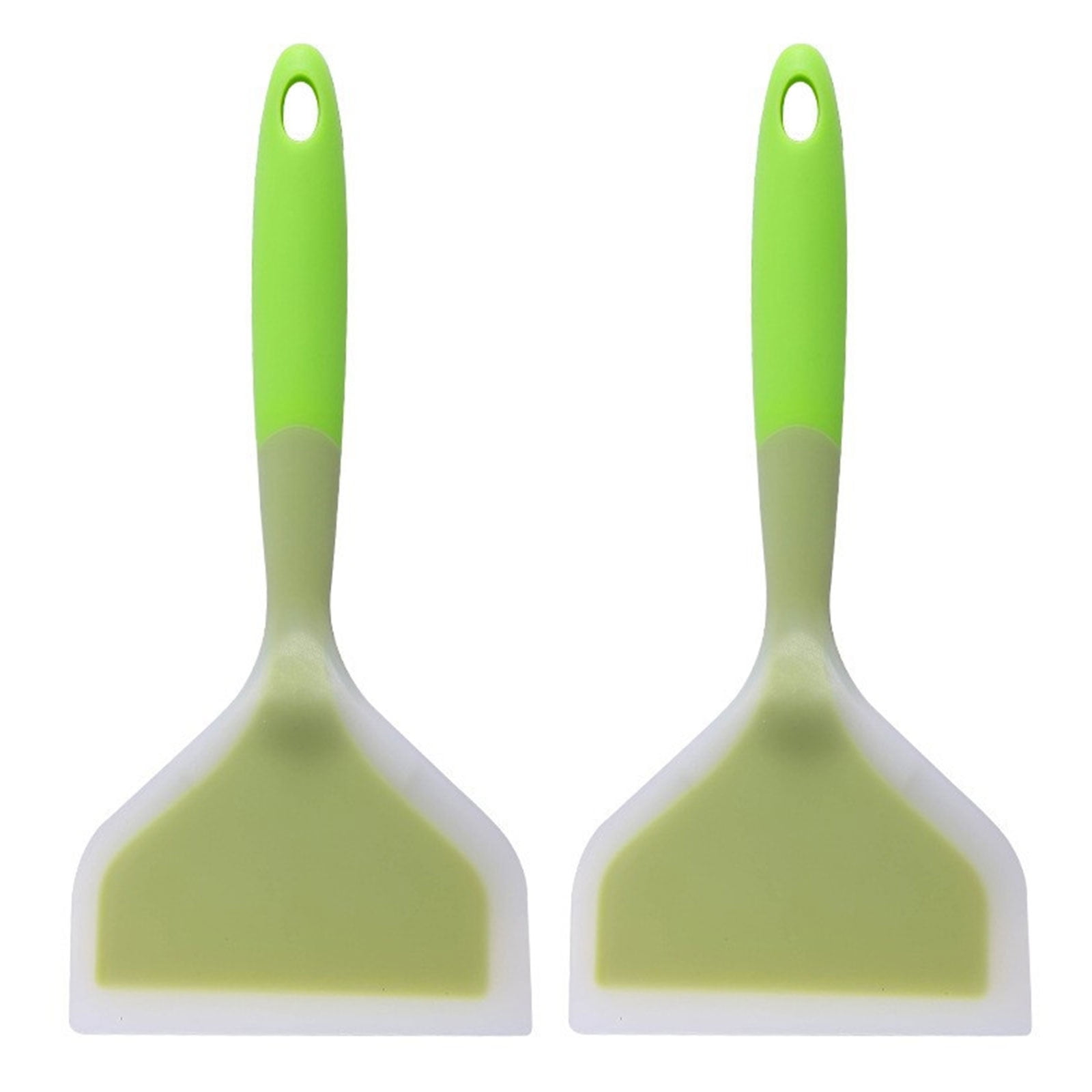 RUISINERY Silicone Wide Mouth Spatula Designs Frying Spatula for Easy ...