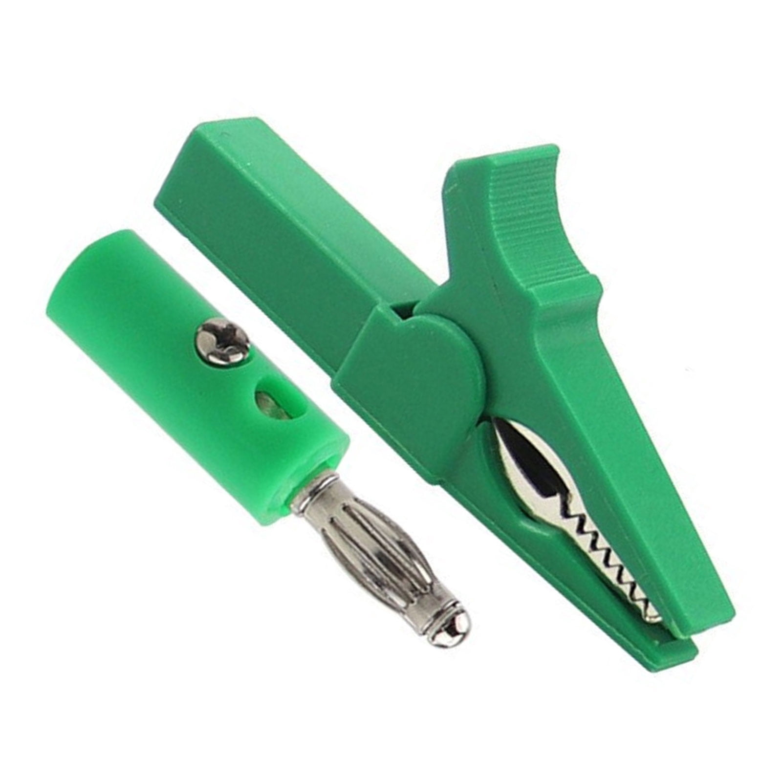 RUISINERY Spring Clip Banana Plug Test Probes Insulated Electric Clip ...