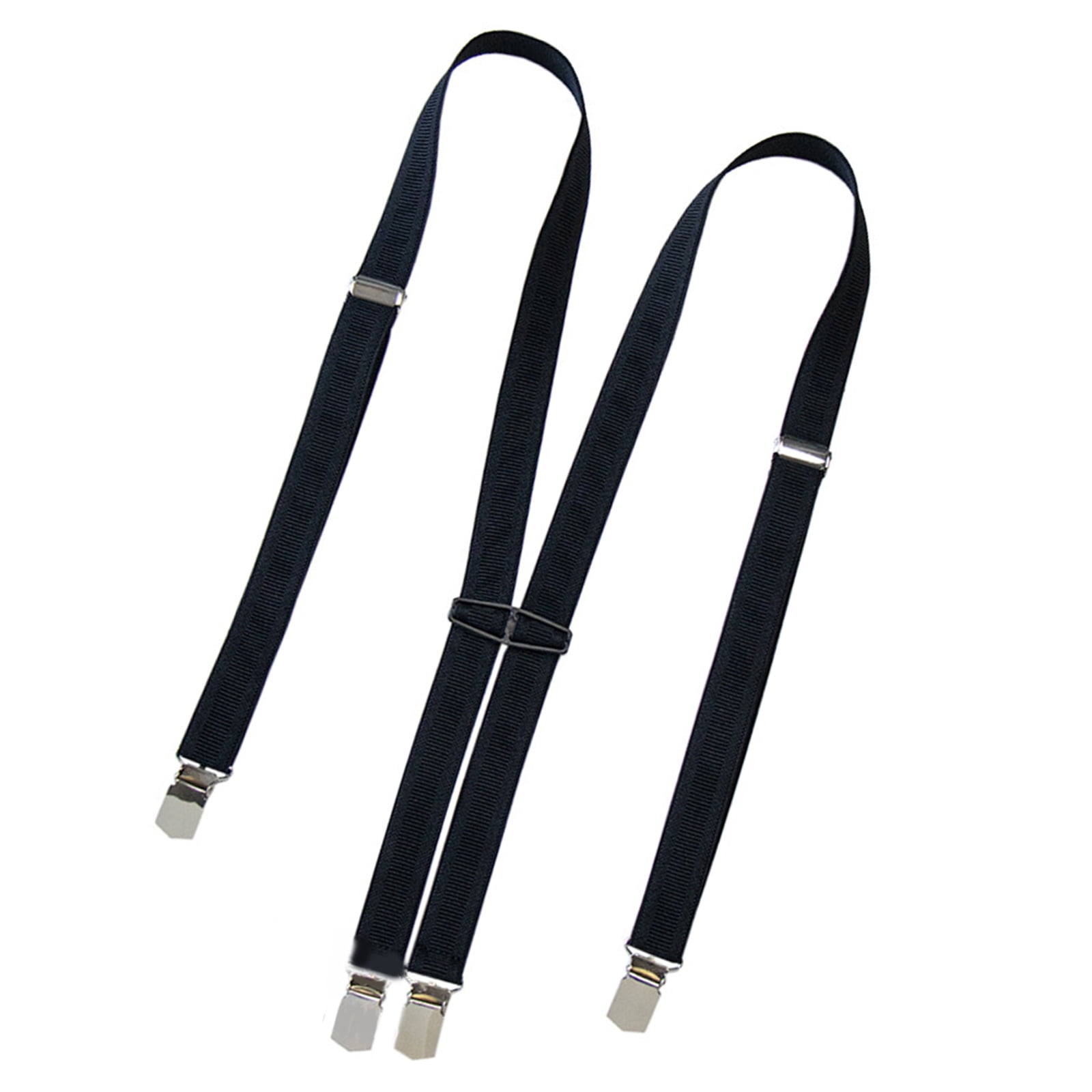 RUISINERY Stylish Suspenders for Men Women with Secure 4 Clip ...