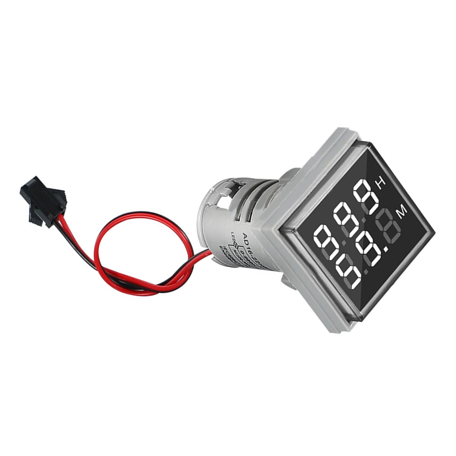 RUISINERY Two Display Square Hour Meter Precisions Timing LED High ...