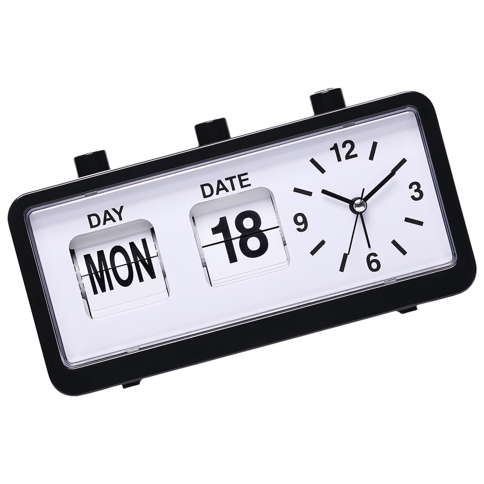 RUISINERY Vintage Retro Mechanical Alarm Clock Manual Calendar Display ...