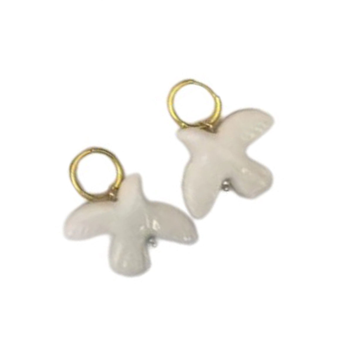 RUISINERY Vintage White Doves Branch Necklace Earrings Symbolizing ...