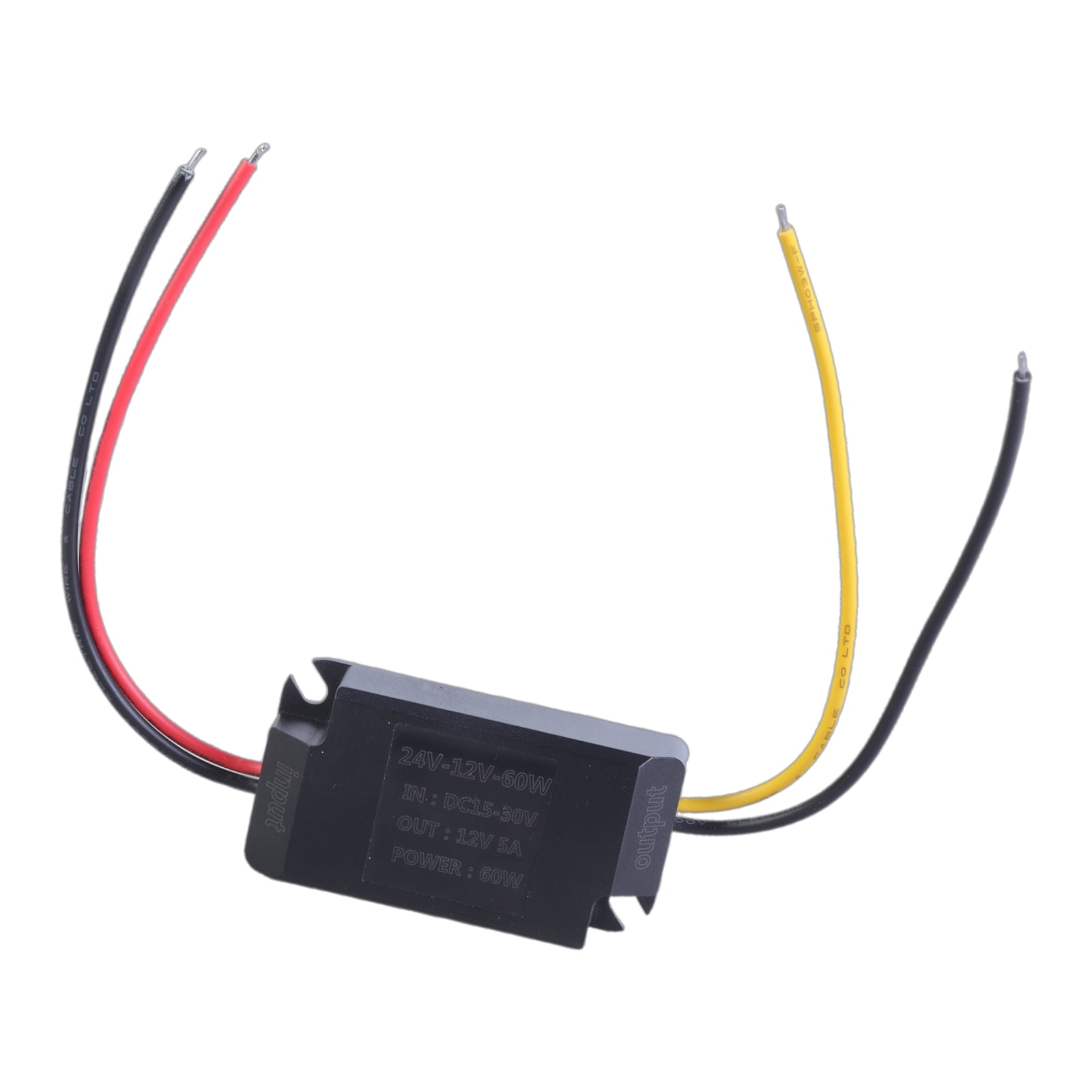 RUISINERY Waterproof Power Converters 15V30V to 12V 5A 60W Step Down Power Adapter Voltages ...