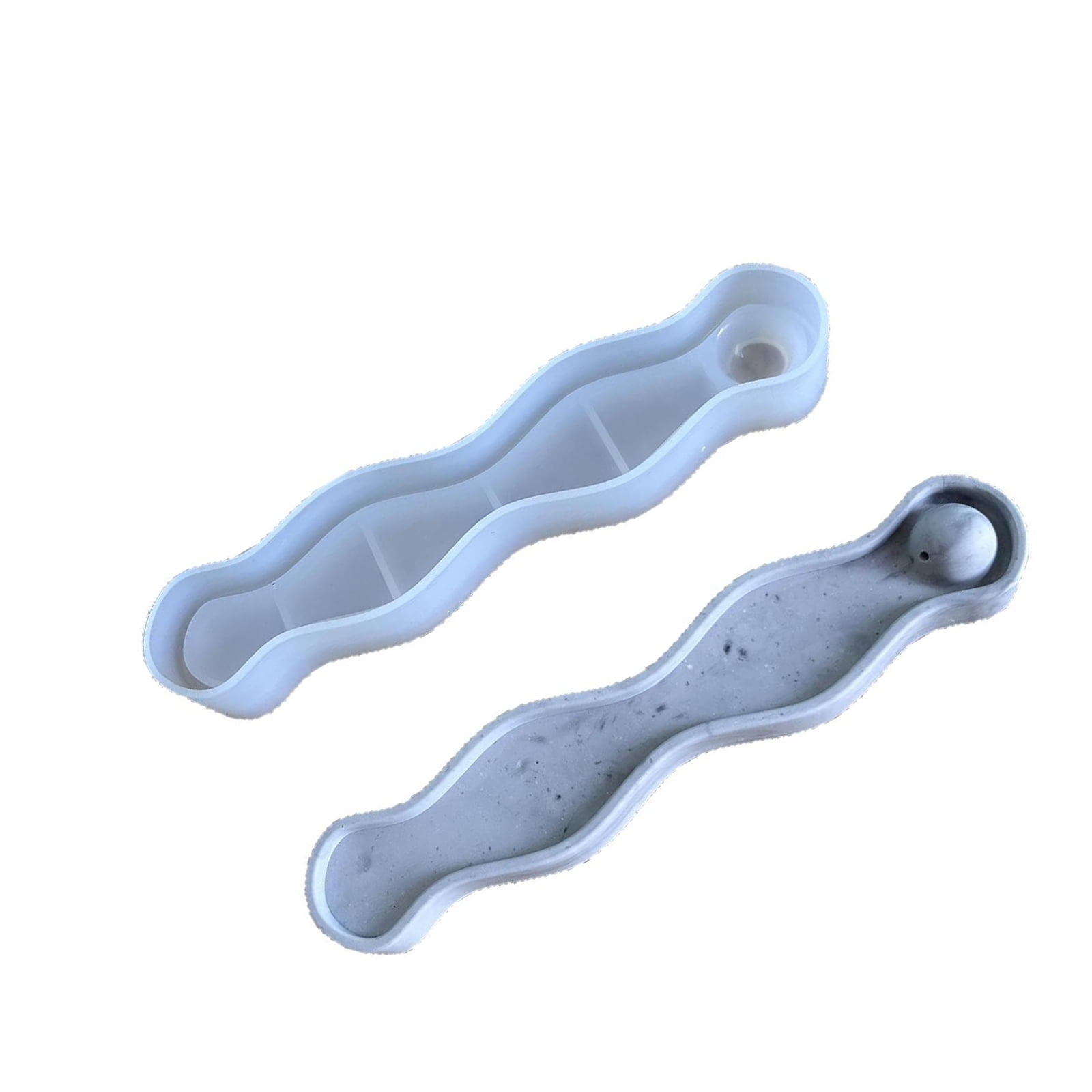 RUISINERY Waved Silicone Scented Stick Stand Molds for Epoxy Resin ...