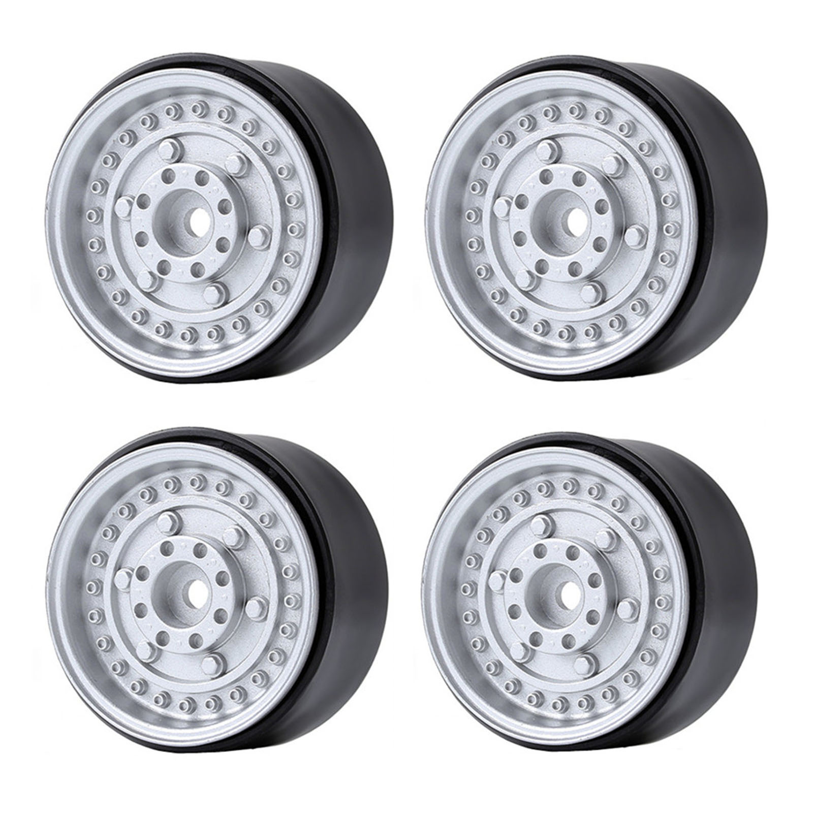 RUISINERY Wheel Hubs 1.9’’ Beadlock Wheel Rims Hubs Set of 4 for 1/10 ...