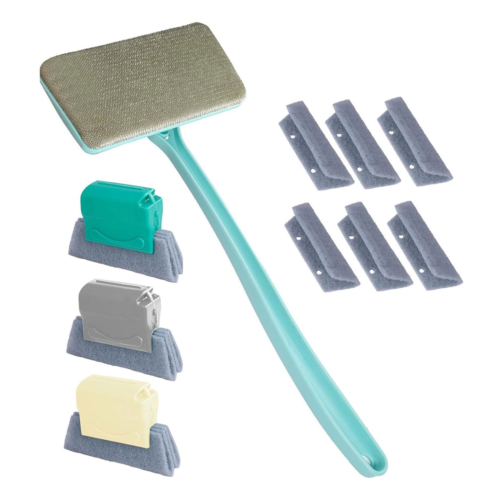 RUISINERY Window Screen And Track Kits With Detachable Long Handle 14 ...