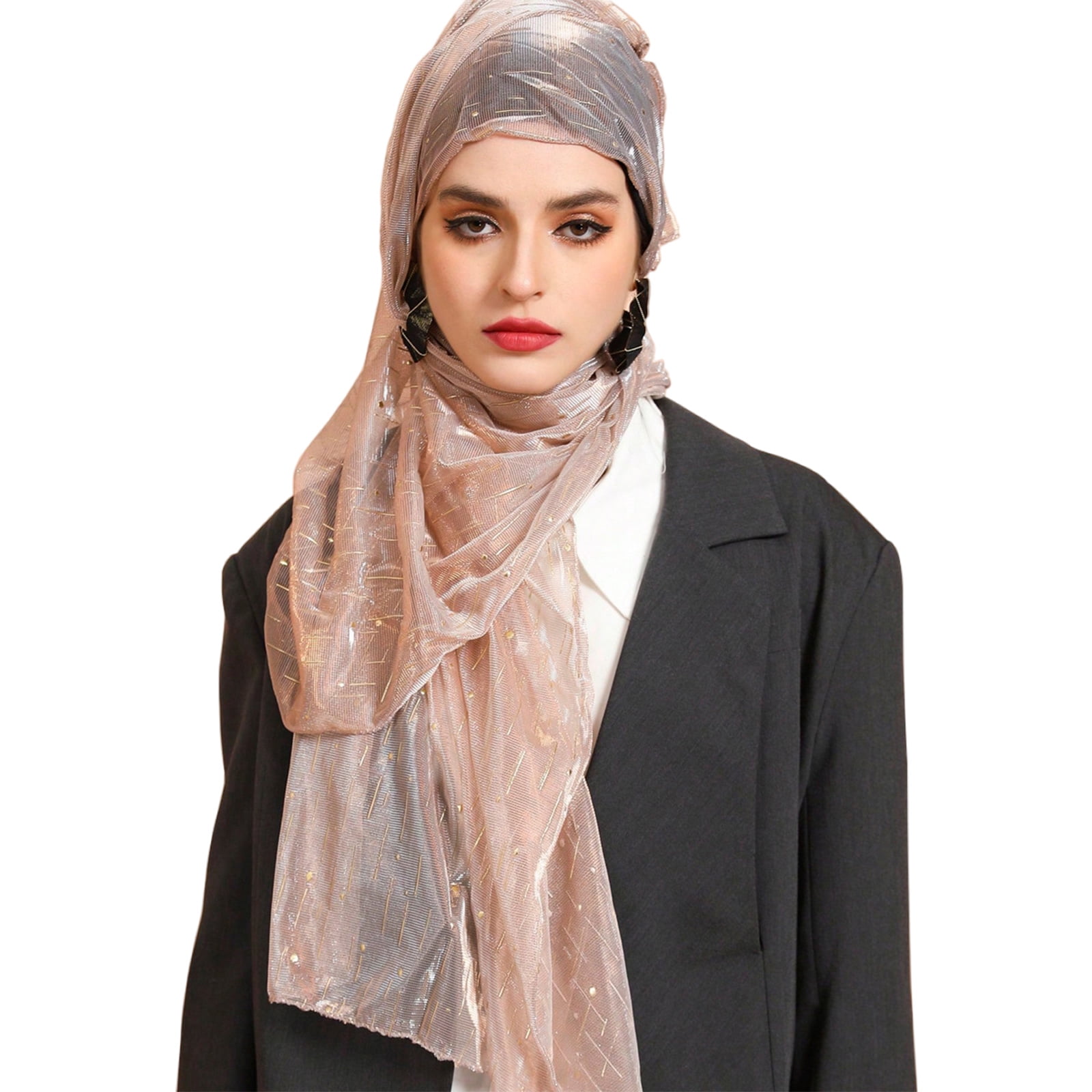 RUISINERY Women's Hijab Headscarf Easy Wearing Headwrap Scarf for Busy ...