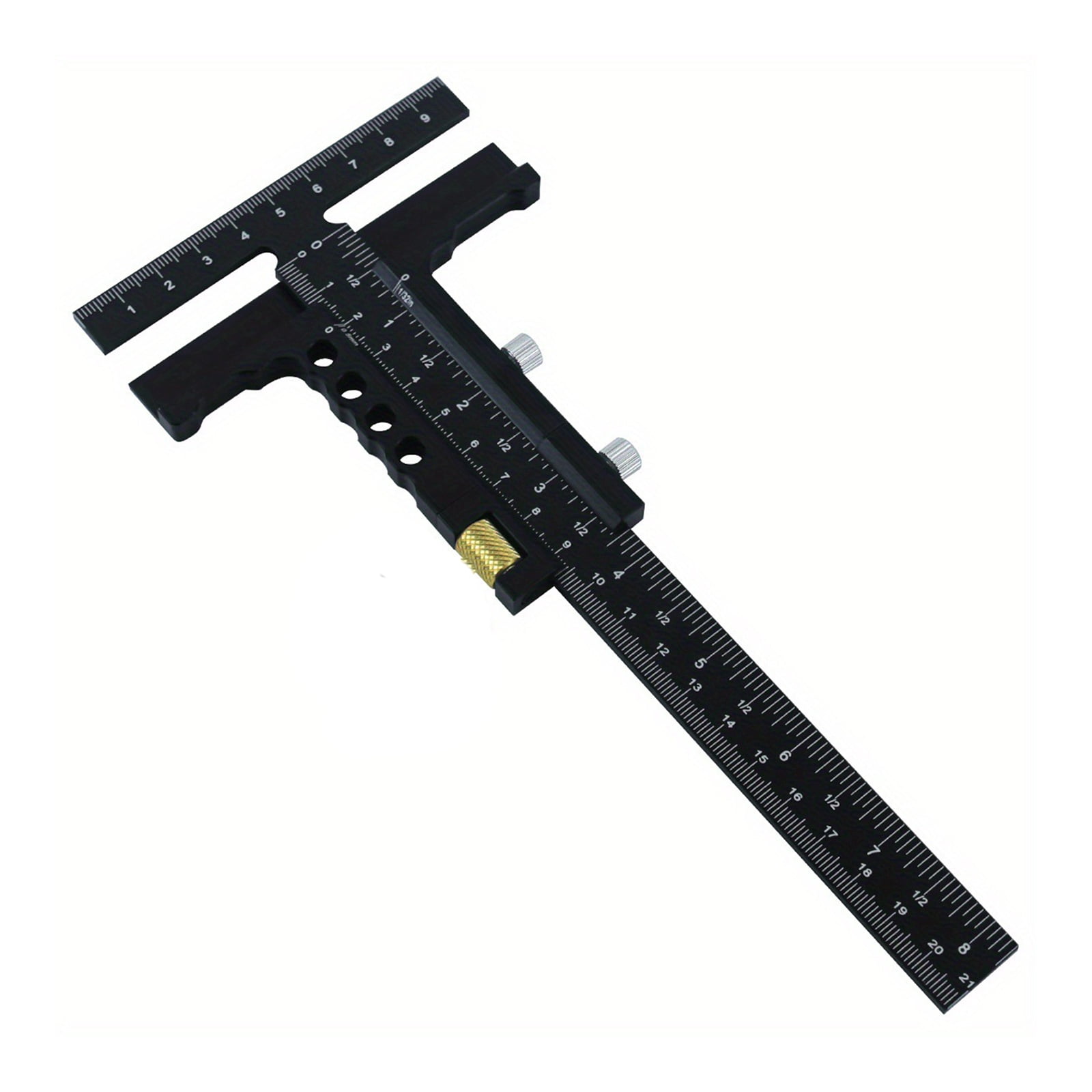RUISINERY Woodworking Marking Ruler Measuring Ruler T-shaped Ruler ...