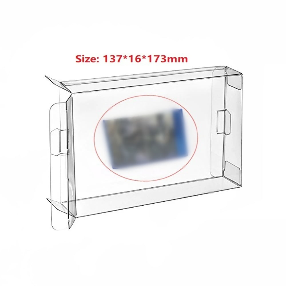 RUITROLIKER 10PCS Transparent Box Protector Sleeve Display Case for PS4 ...