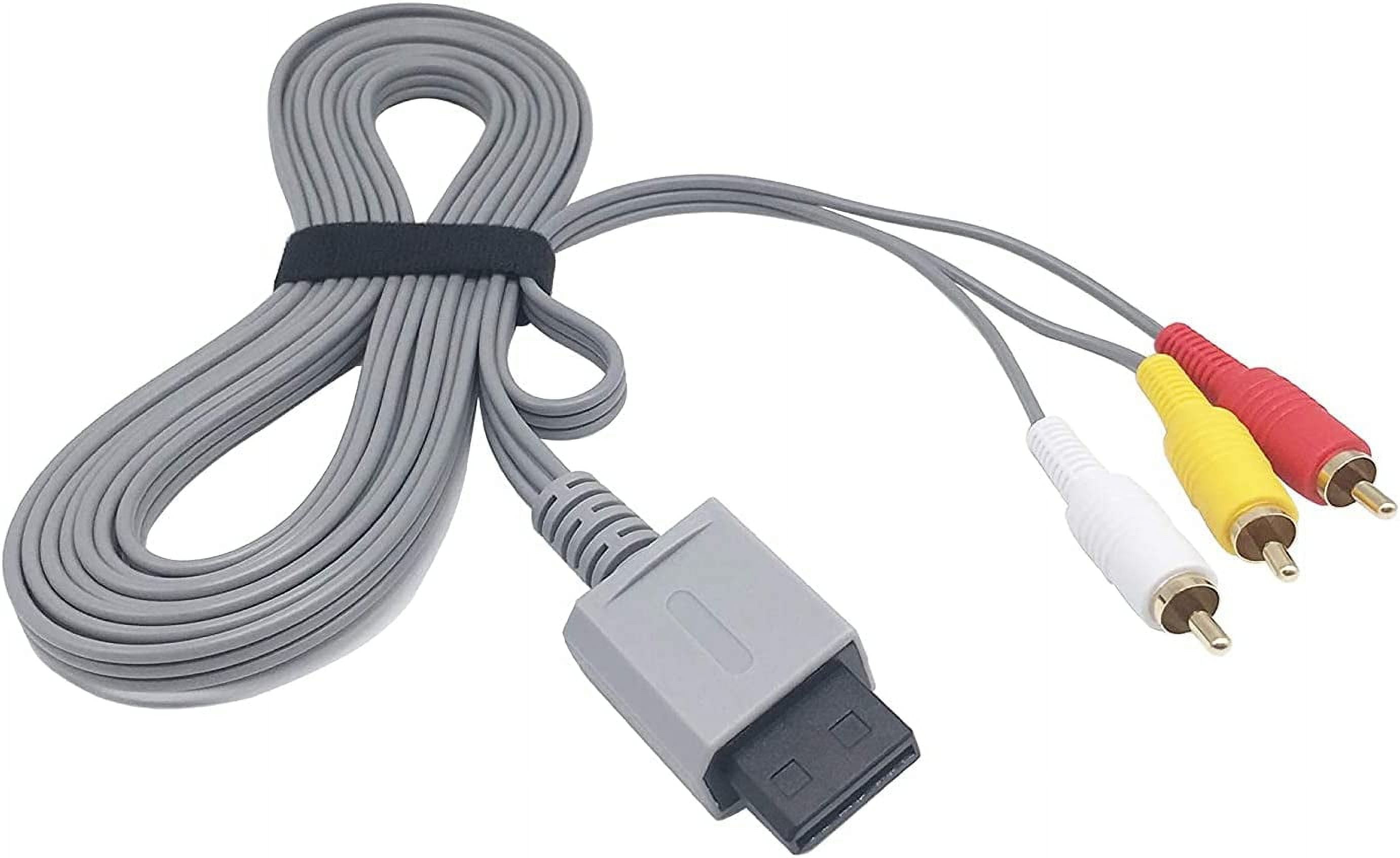 RUITROLIKER AV Cable for Wii Wii U - 3m/10ft Composite Retro Audio ...