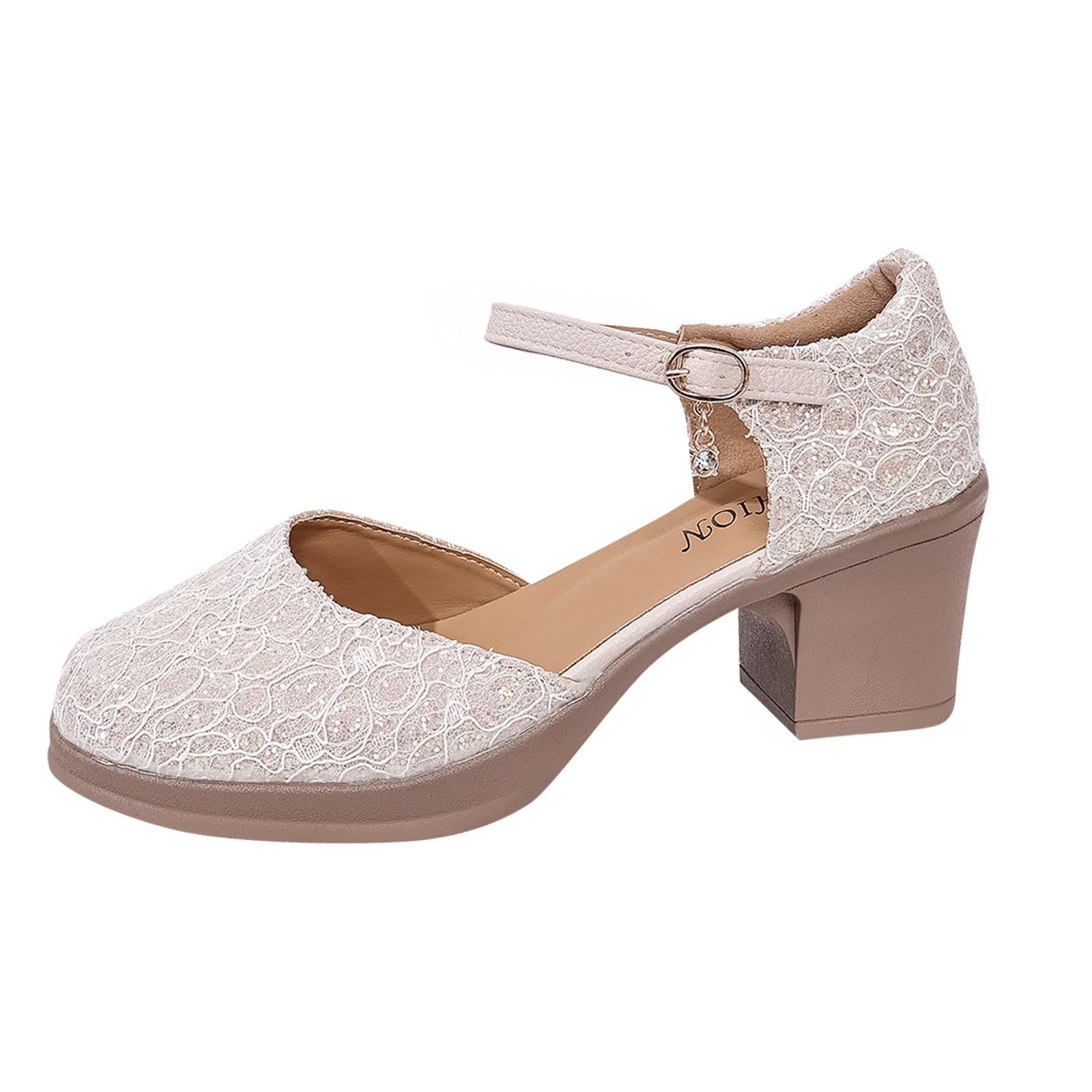 RUIYANQI Women's Party Mid - Heel Sandals,Comfortable Ankle Strap ...