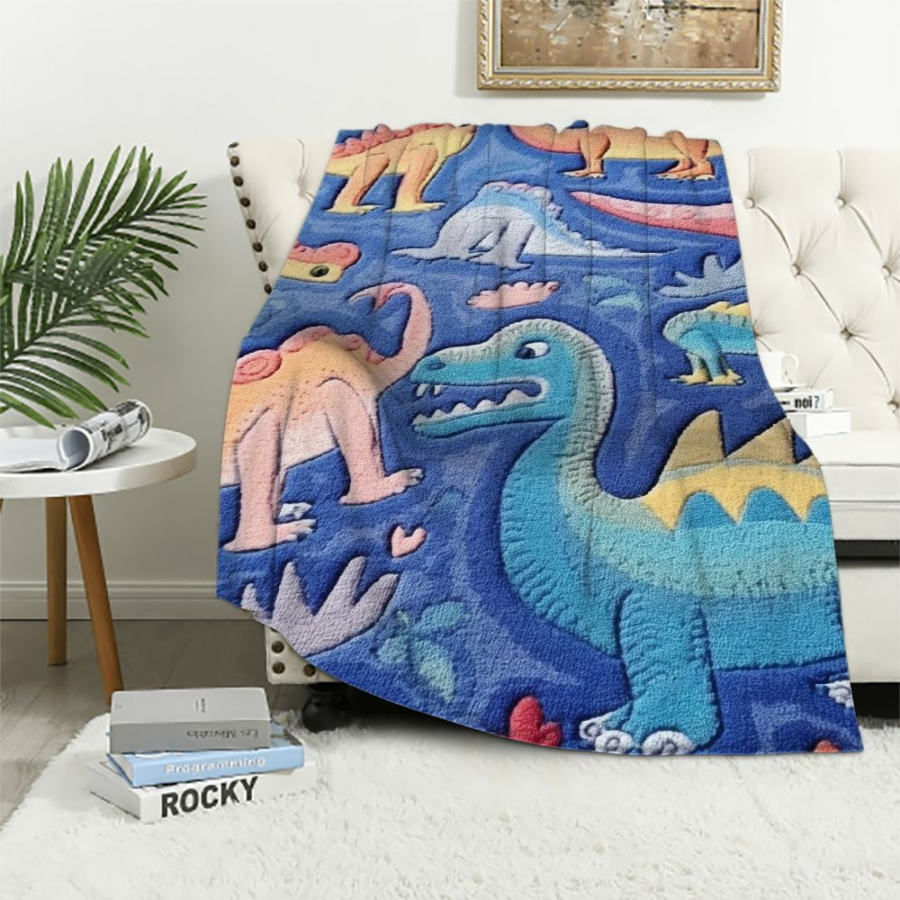 RUIYC in The Dark Dinosaur Blanket Gifts for Boys Girls Dinosaur ...