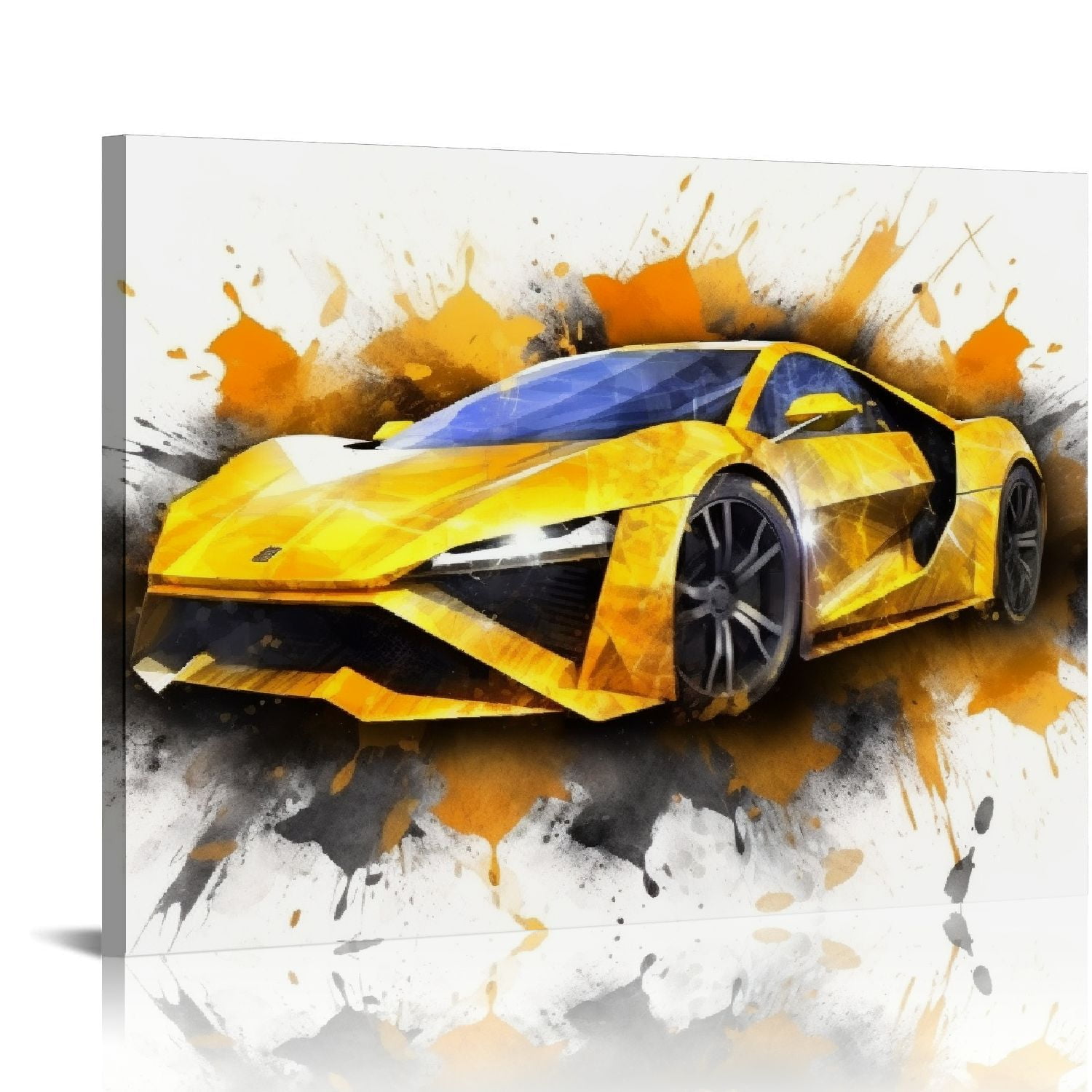 RUIYC Race Car Wall Decor for Boys, Car Prints For Boys Room, Super Car ...