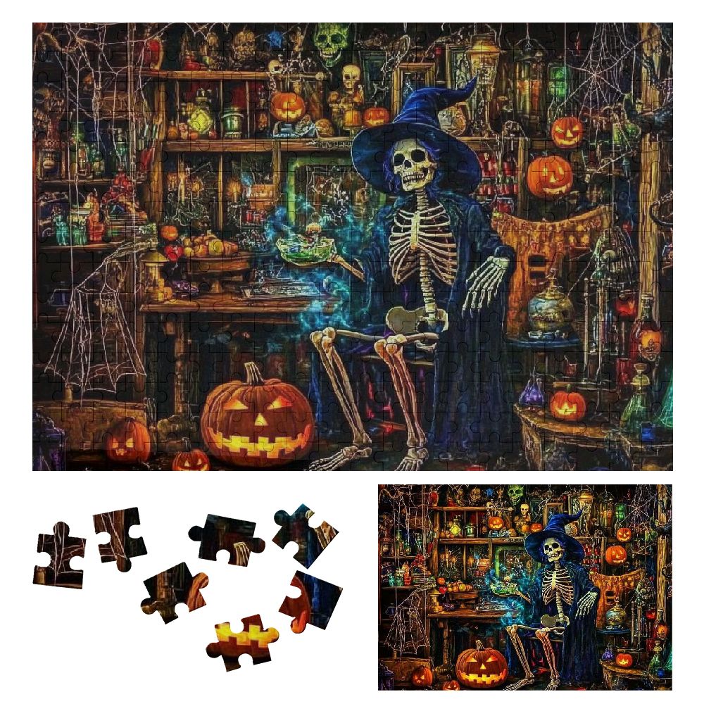 RUIYC Witches' Brew Jigsaw Puzzle - Halloween Puzzles for Adults with ...