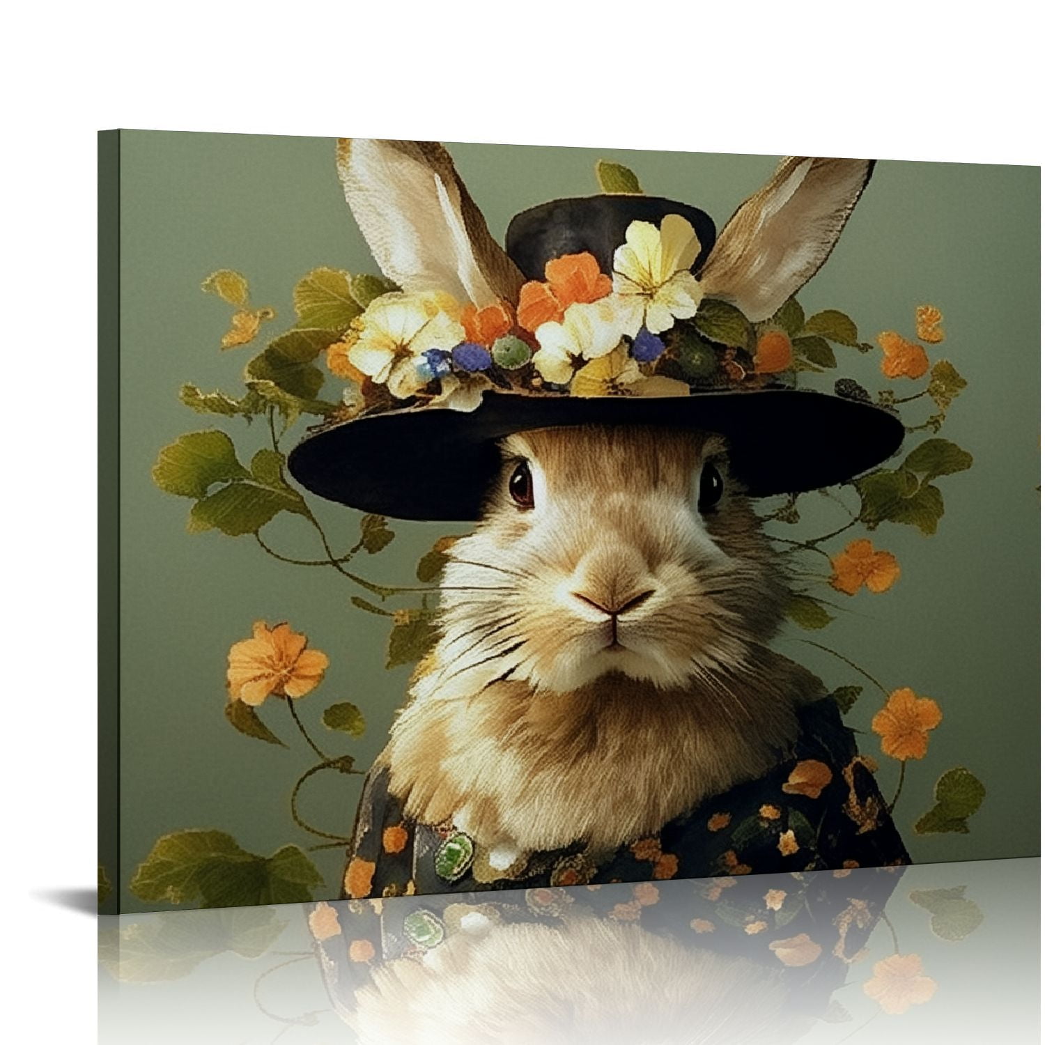 RUIYC steampunk rabbit art print, Victorian Steampunk Decor, Steampunk ...