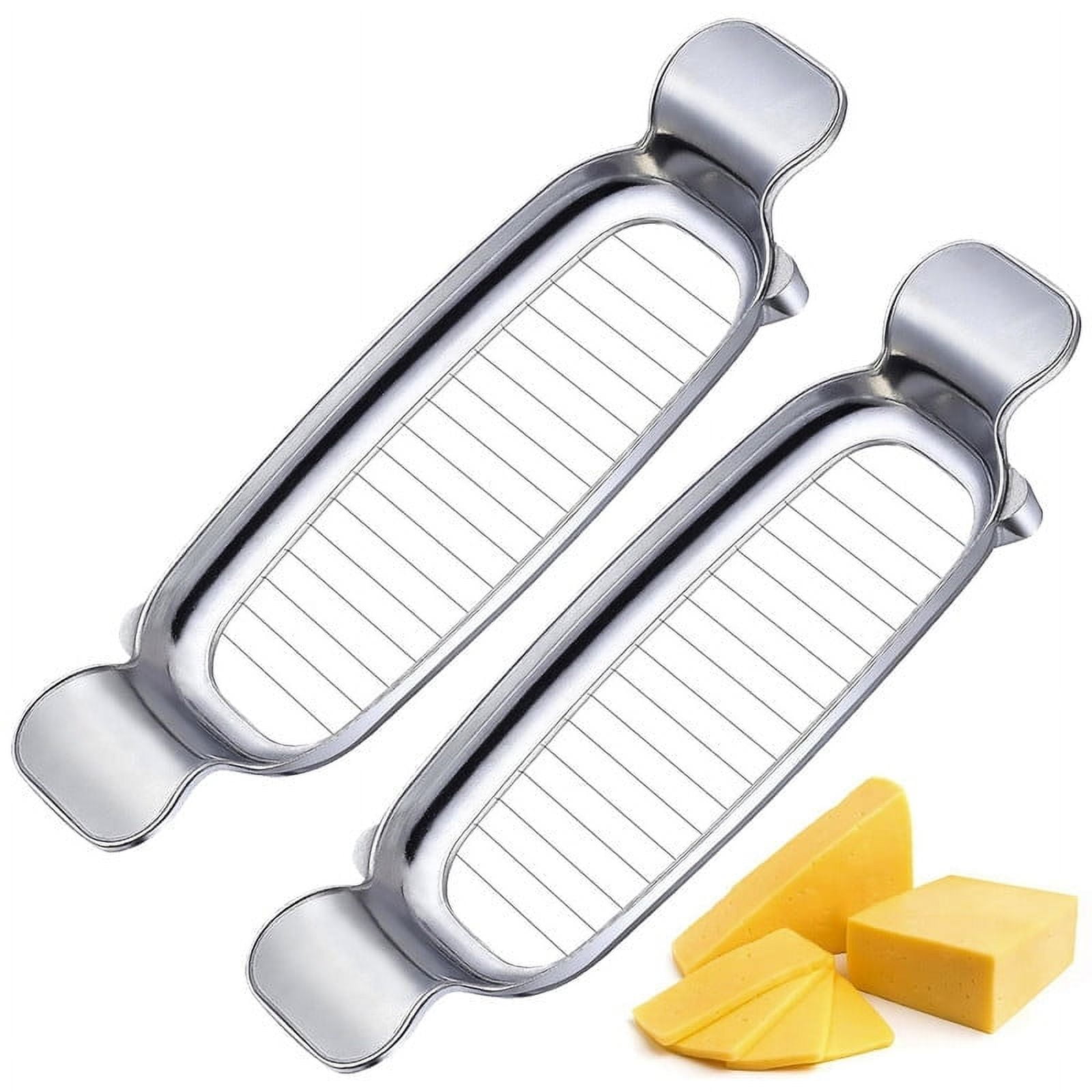 RUIYUNZHUZHU 2 Pack Stainless Steel Multipurpose Food Cutter for Block ...