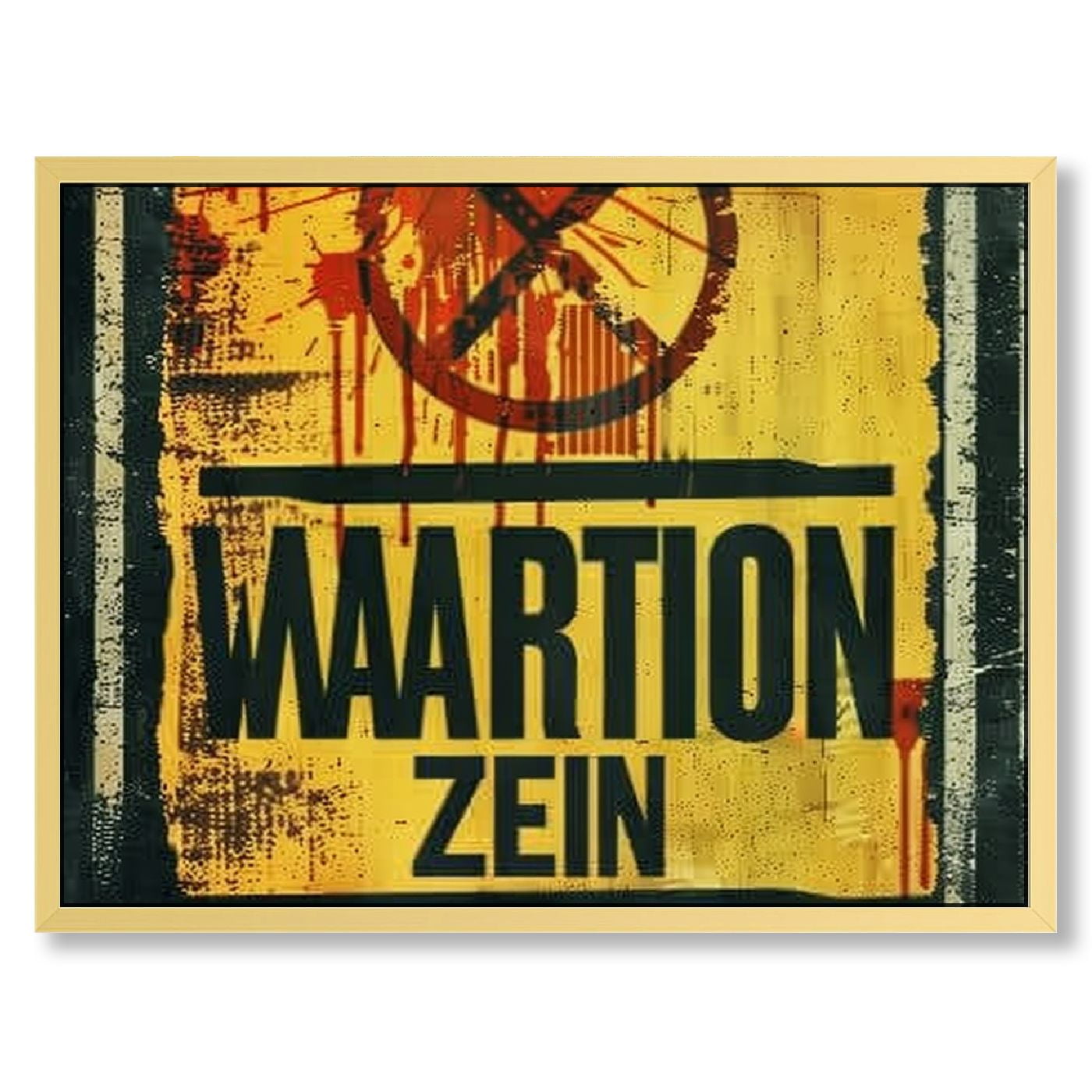 RUIYUXIN R Tin Sign | Metal Poster Warning Quarantine Zone Infectious ...