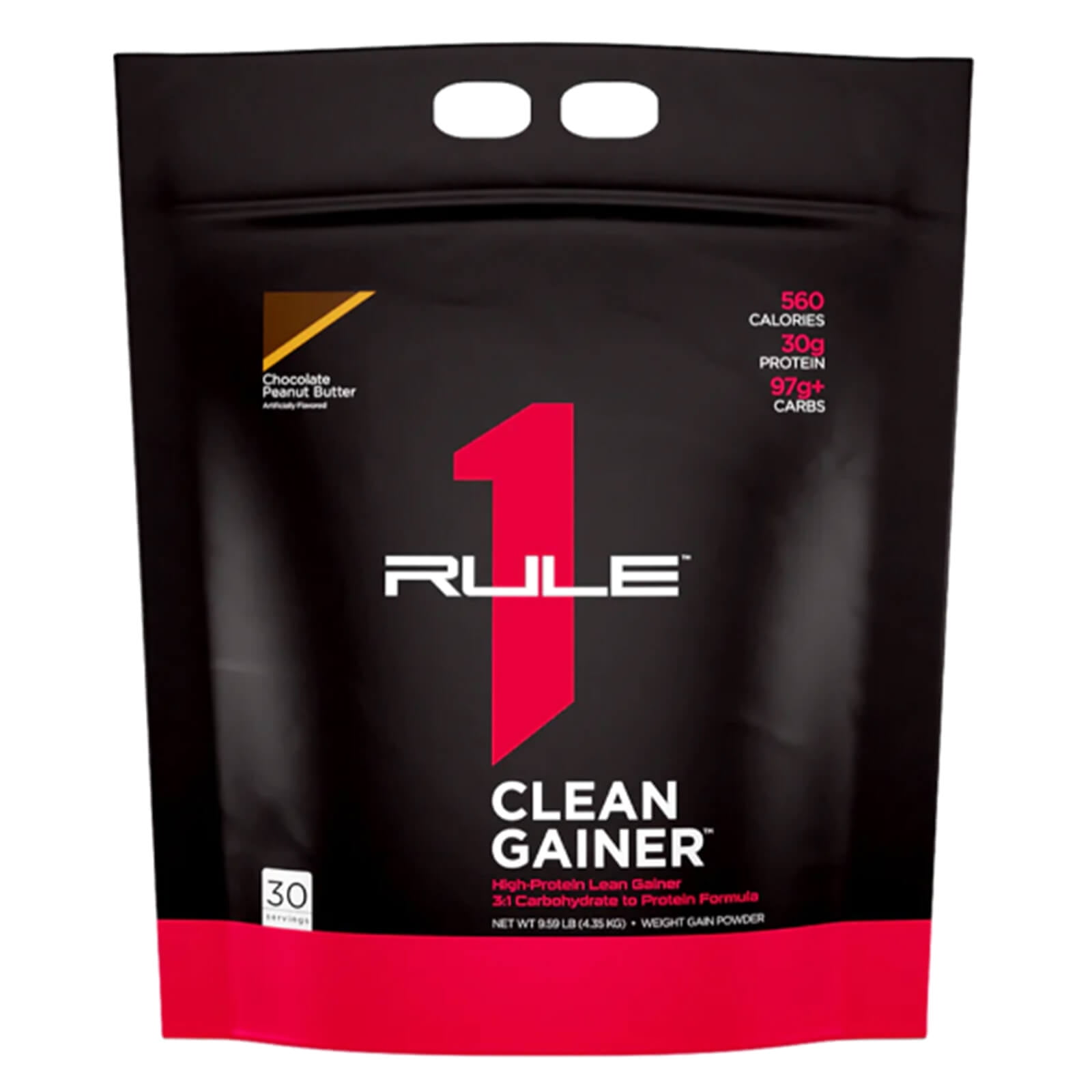 RULE 1 Clean Gainer 30 Serv. Chocolate Peanut Butter Clean Protein ...