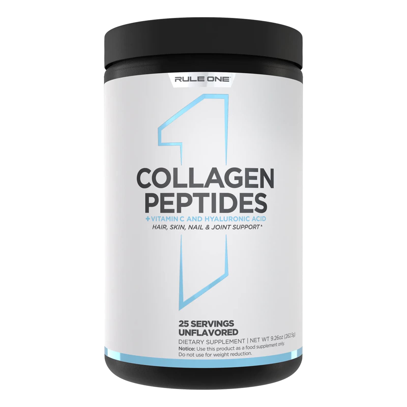 RULE 1 Collagen Peptides 28 serv Unflavored Hydrolyzed Collagen Peptides 280g - Walmart.com