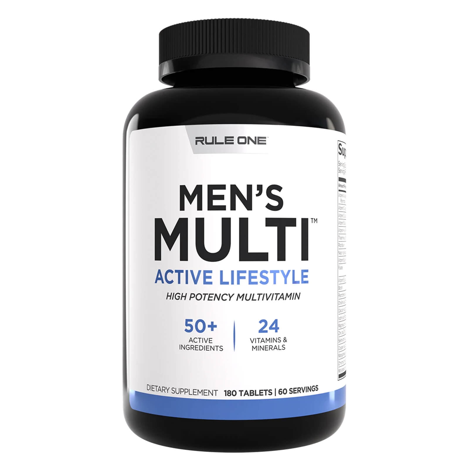 RULE 1 Men's Train Daily Multi Vitamin High Potency Men Multivitamin ...